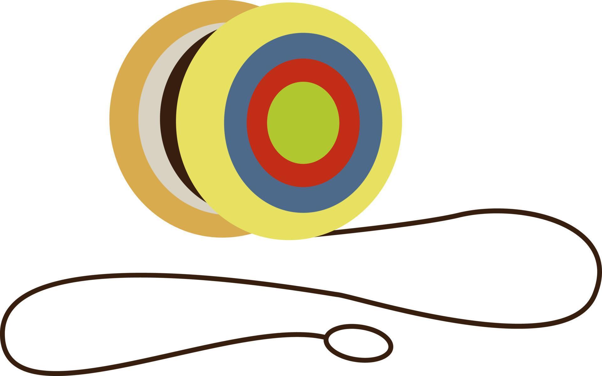 YO YO, illustration, vector on white background. 13516563 Vector Art at ...