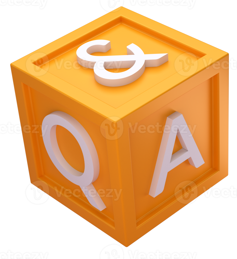 faq 3d render 13516744 PNG