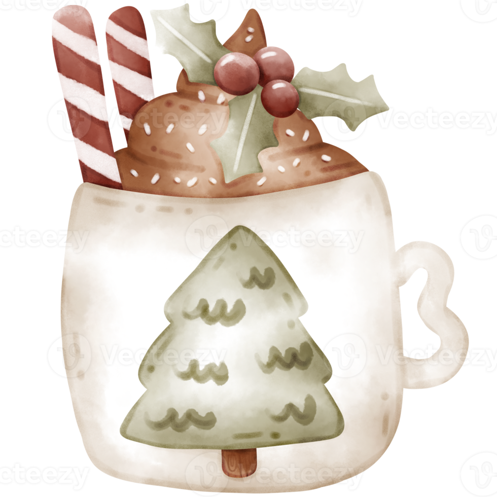 christmas mug chocolate 13519623 PNG
