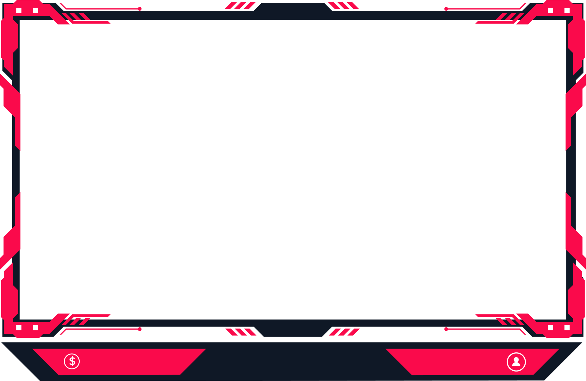 Futuristic gaming overlay image with abstract shapes. Modern gaming ...