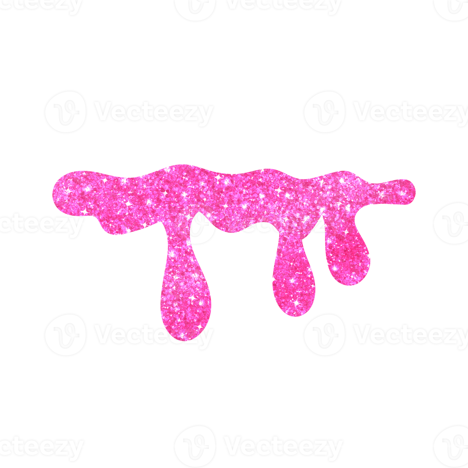 Hot Pink Glitter Dripping 13528657 PNG
