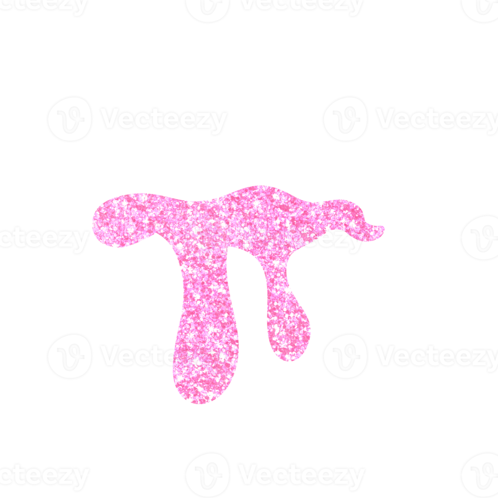 Pink Glitter Dripping 13528659 Png