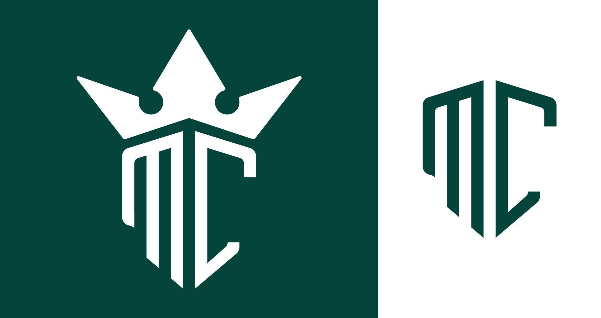 Diseños creativos de logotipos de letras iniciales mc. 13528990 Vector en Vecteezy