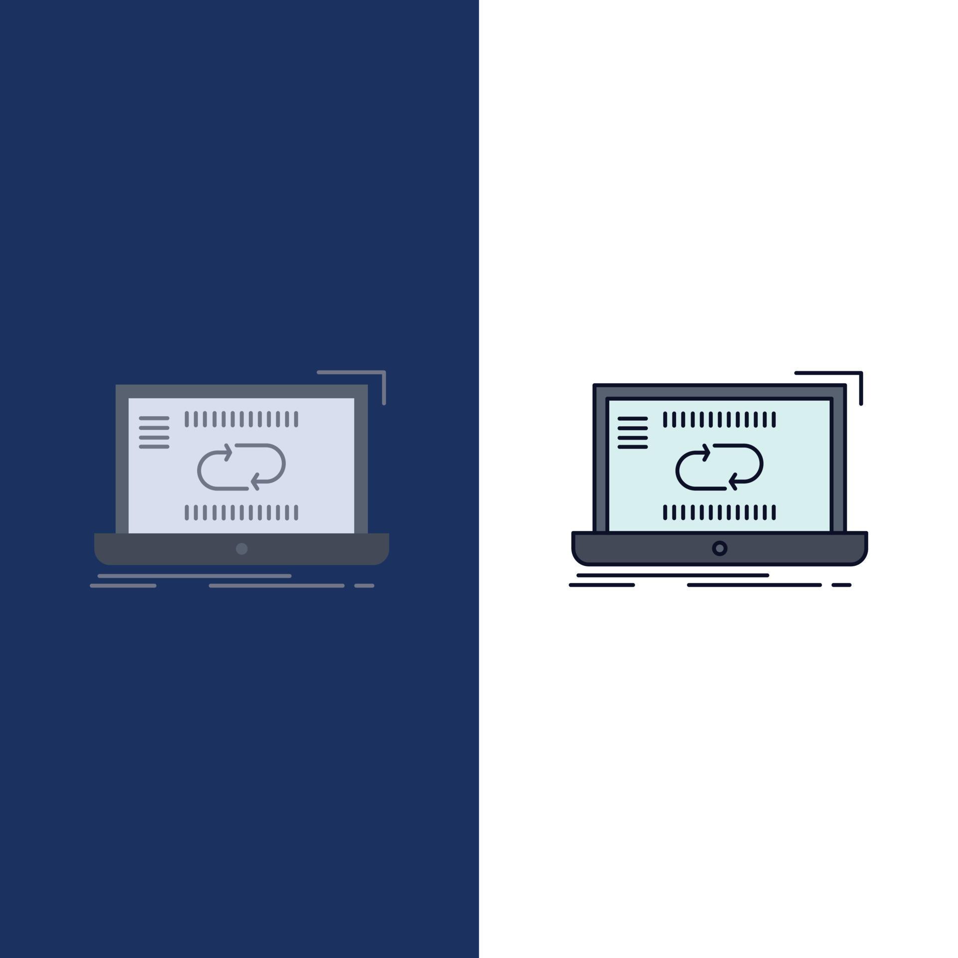 Communication Connection Link Sync Synchronization Flat Color Icon