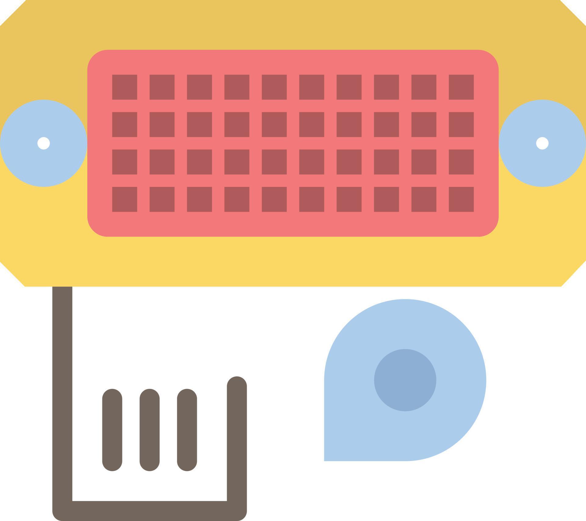 Adapter Connection Data Input Flat Color Icon Vector Icon Banner Template 13532957 Vector Art At