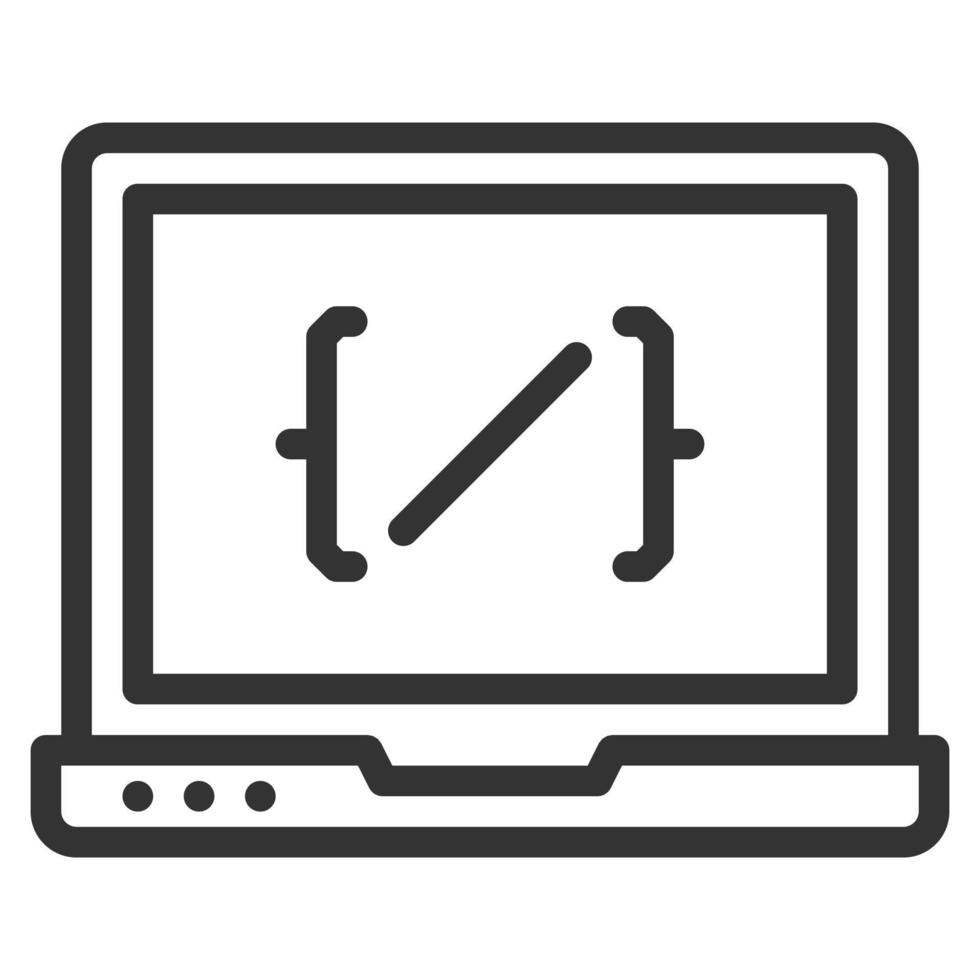 program icon line vector illustration 13537208 Vector Art at Vecteezy