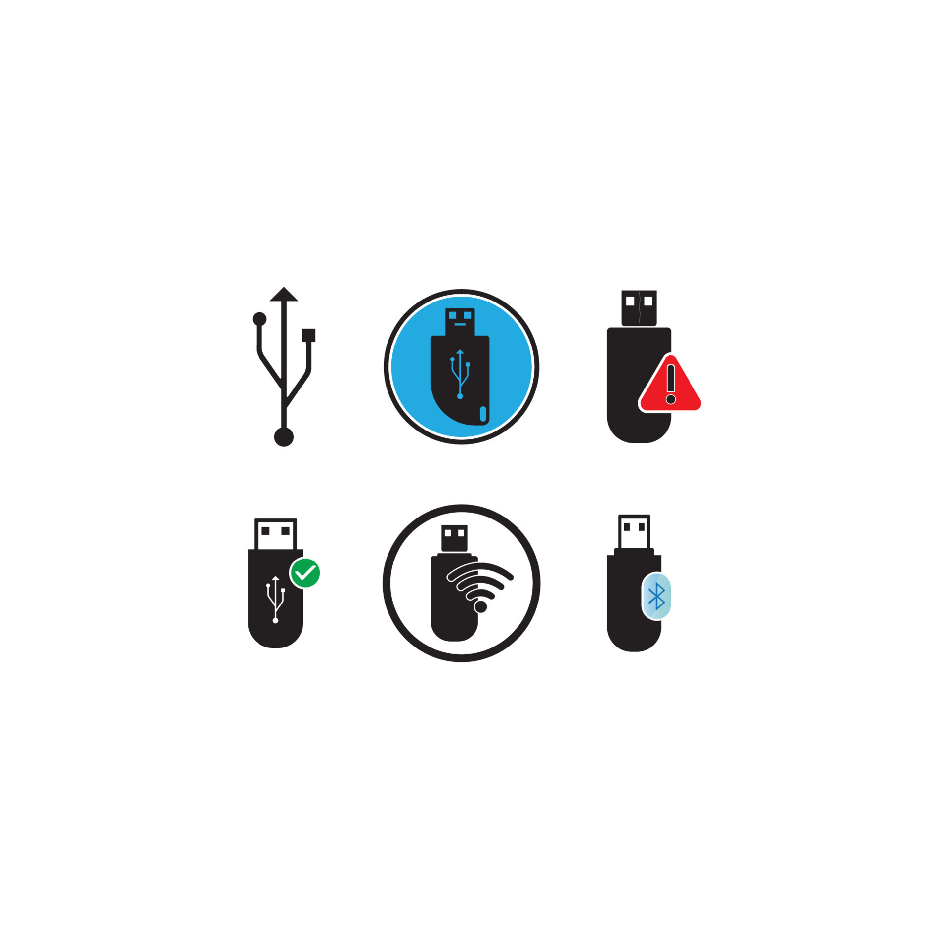 Usb Symbol Logo Vector Icon 13542139 Vector Art At Vecteezy