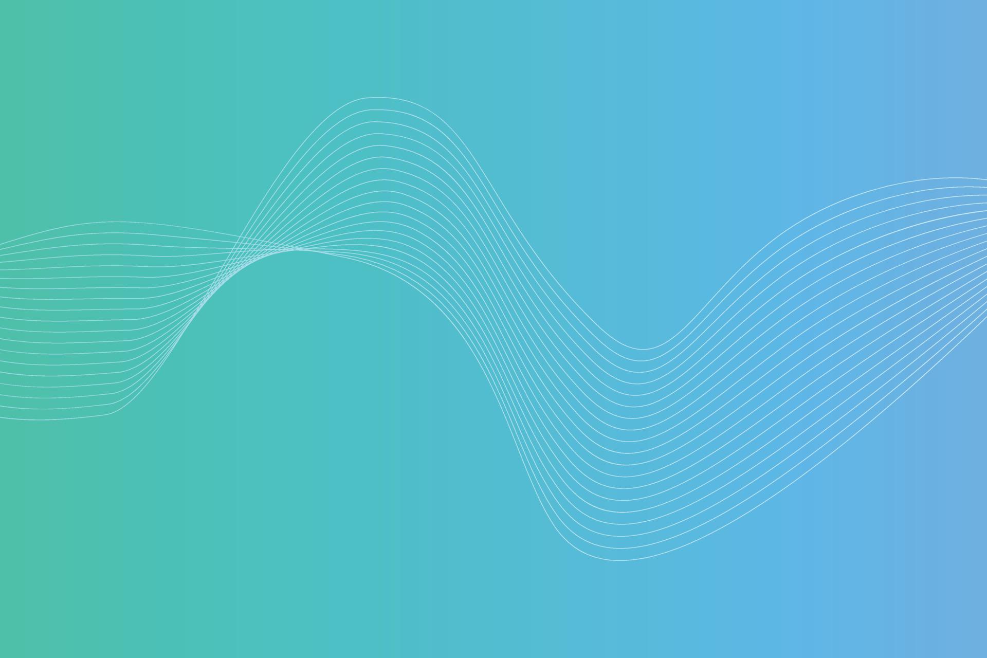 Abstract line wave linear gradient background. Modern colorful wavy line abstract background ...