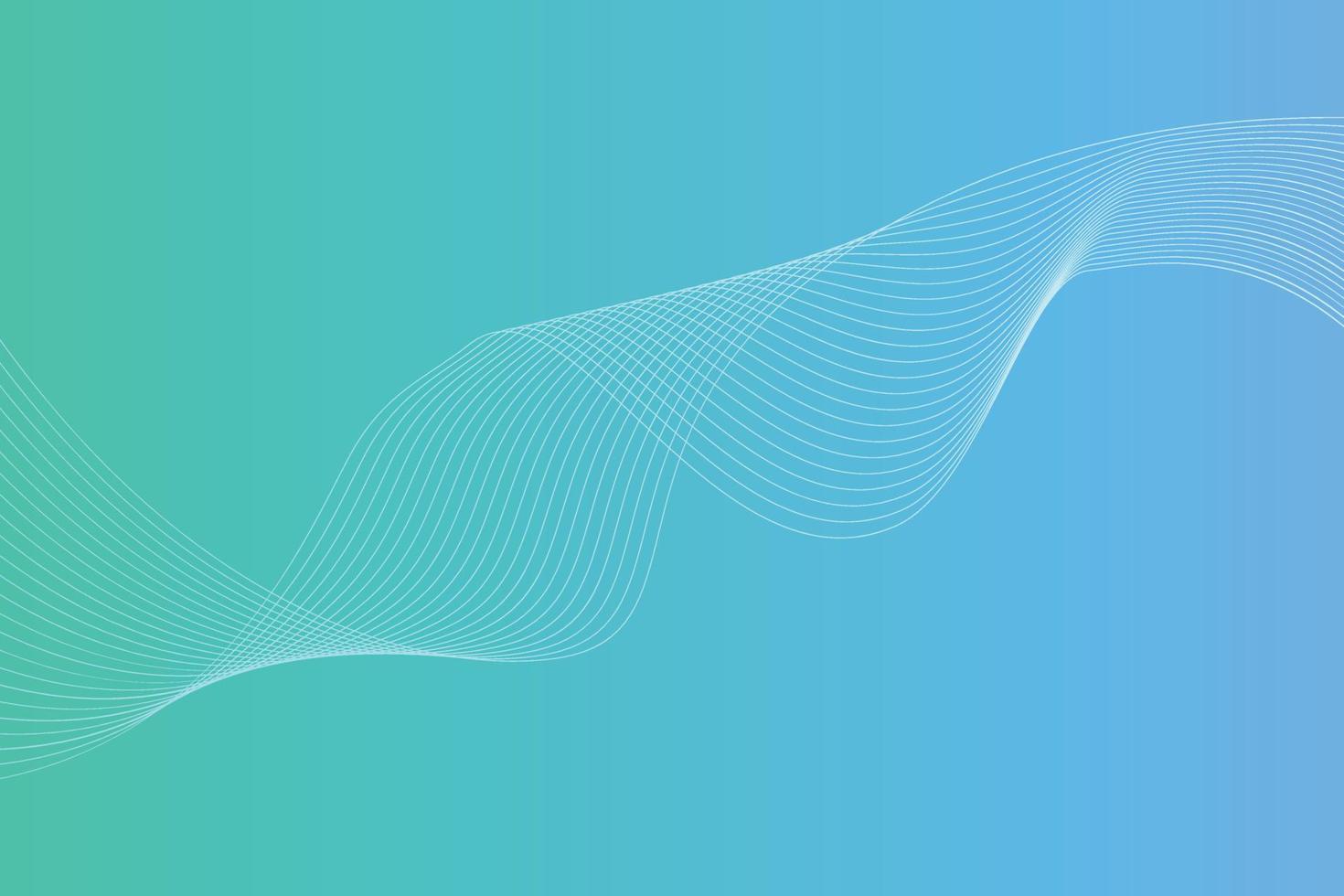 Abstract Line Wave Linear Gradient Background Modern Colorful Wavy