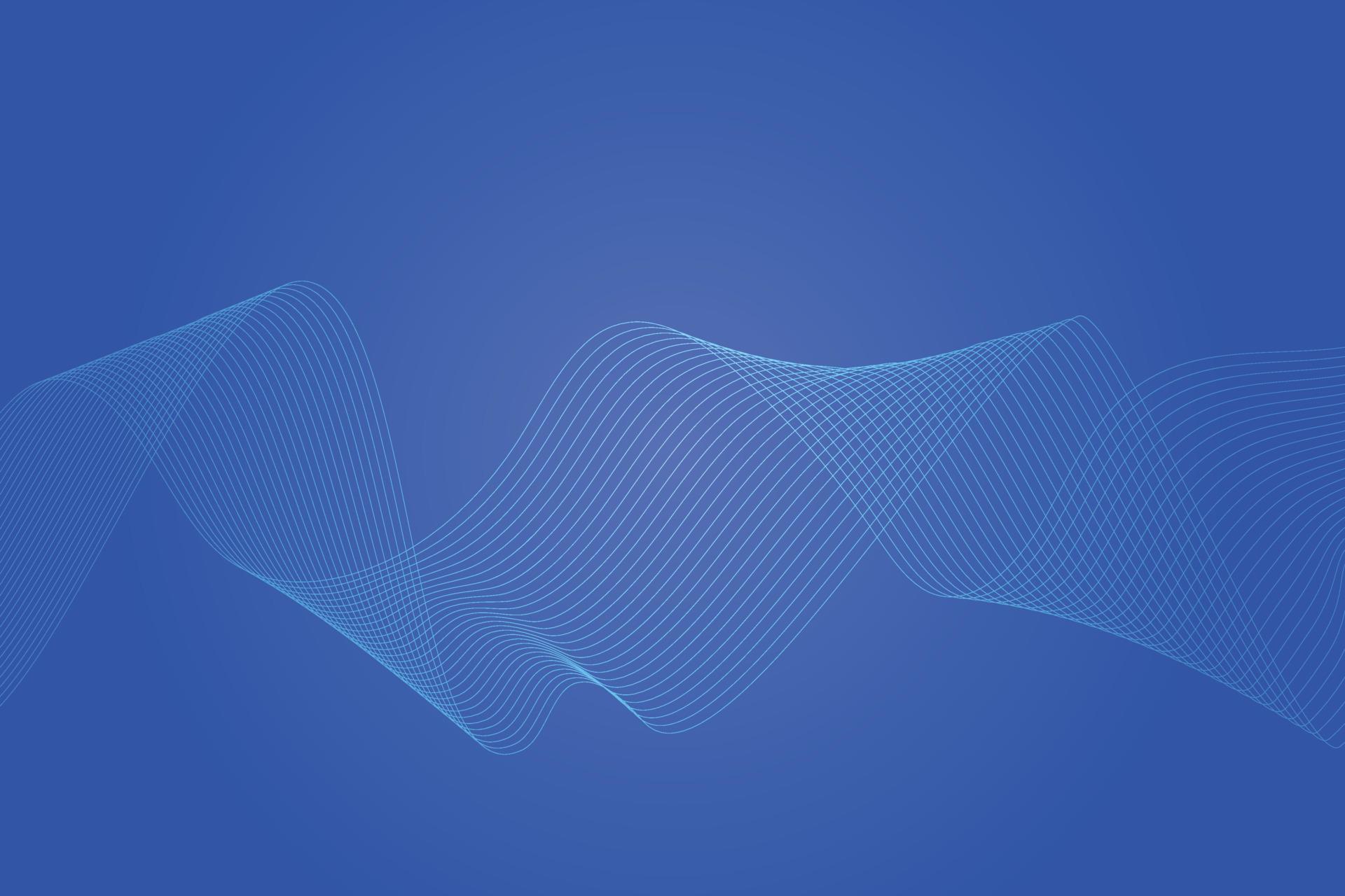 Abstract Line Wave Blue Gradient Background Modern Colorful Wavy Line