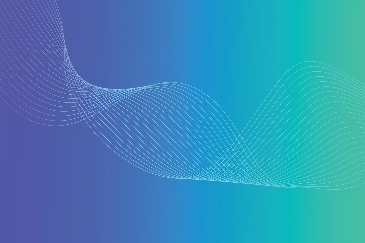 Abstract Line Wave Linear Gradient Background Modern Colorful Wavy