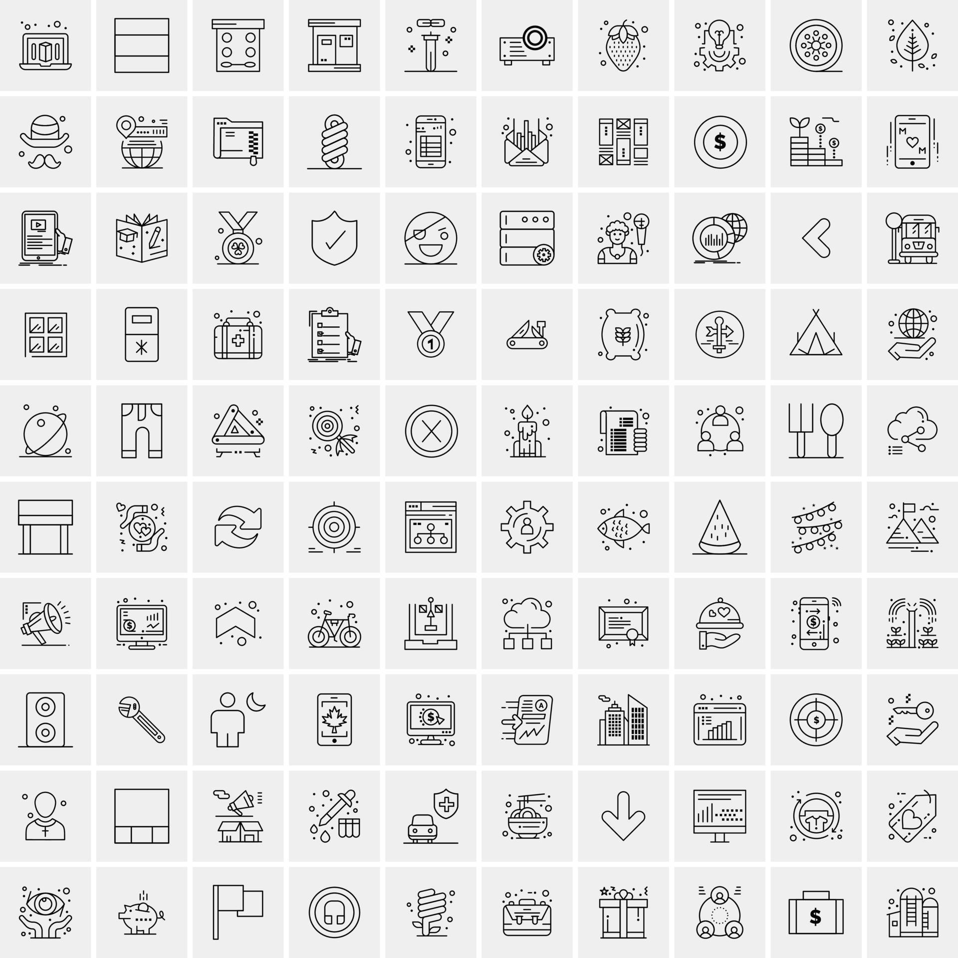 Data framework App cluster complex Flat Color Icon Vector 13546854 ...