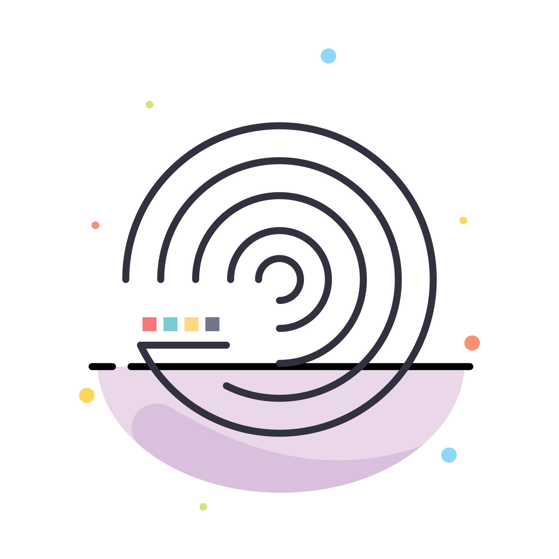 Forecasting Model Forecasting Model Science Abstract Flat Color Icon ...