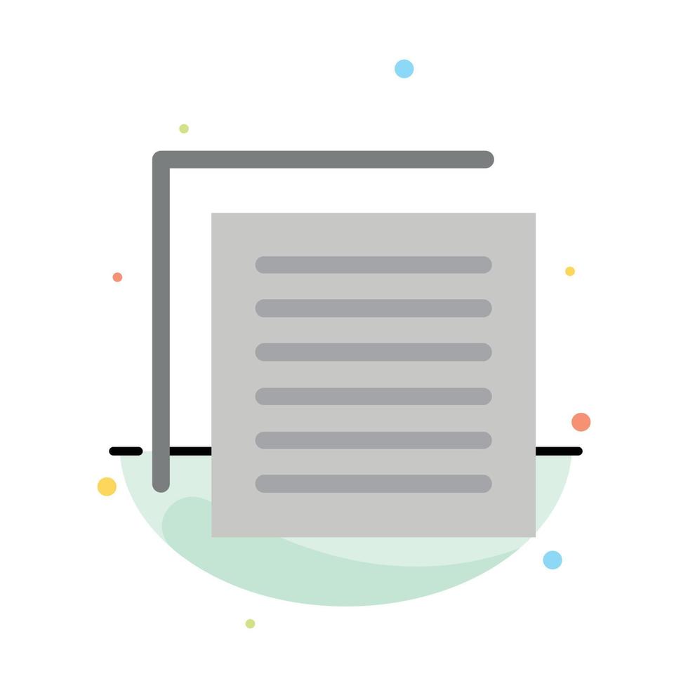 Document File User Interface Abstract Flat Color Icon Template 13549402 Vector Art At Vecteezy