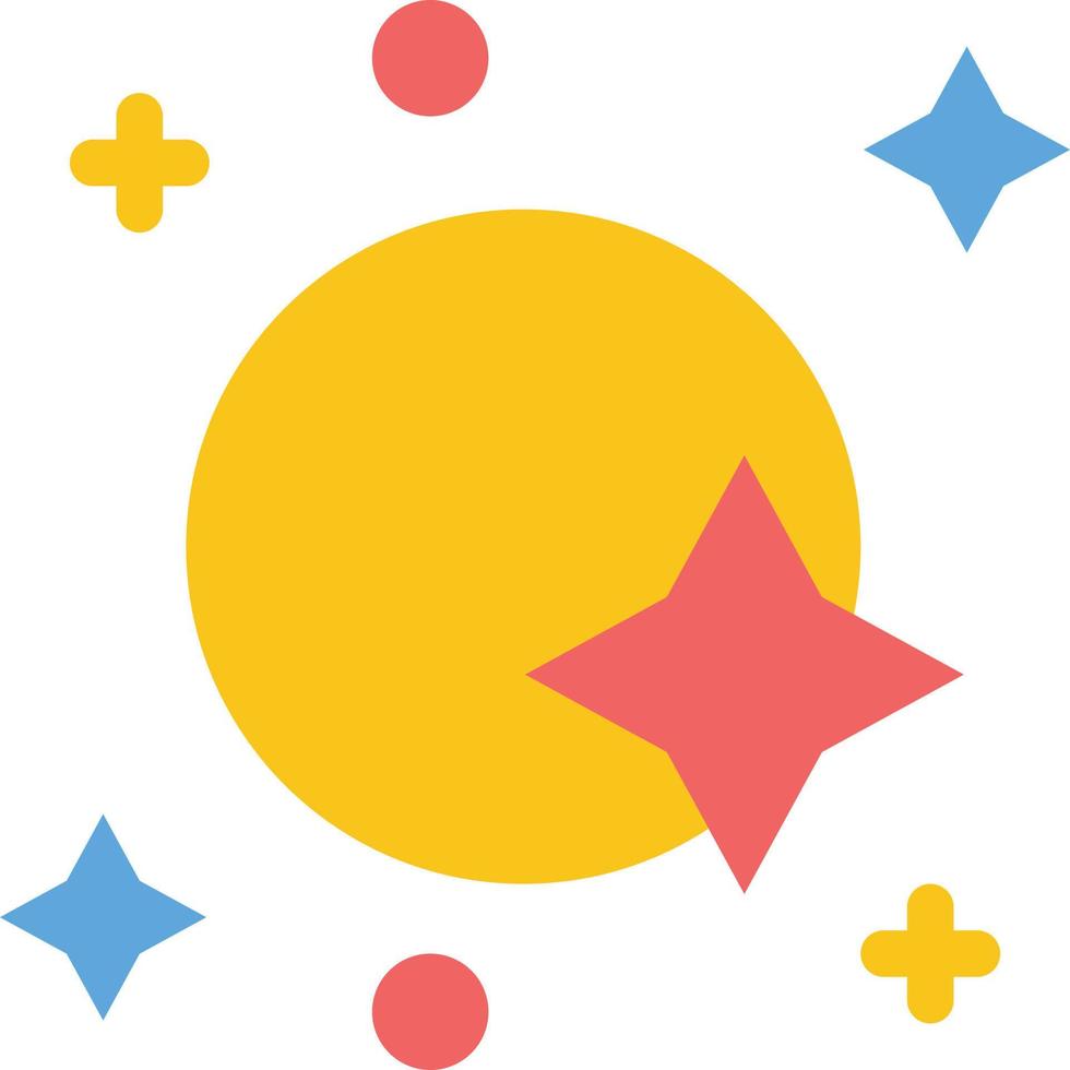 Astronomy Galaxy Satellite Space Spaceship Flat Color Icon Vector Icon Banner Template 13550108