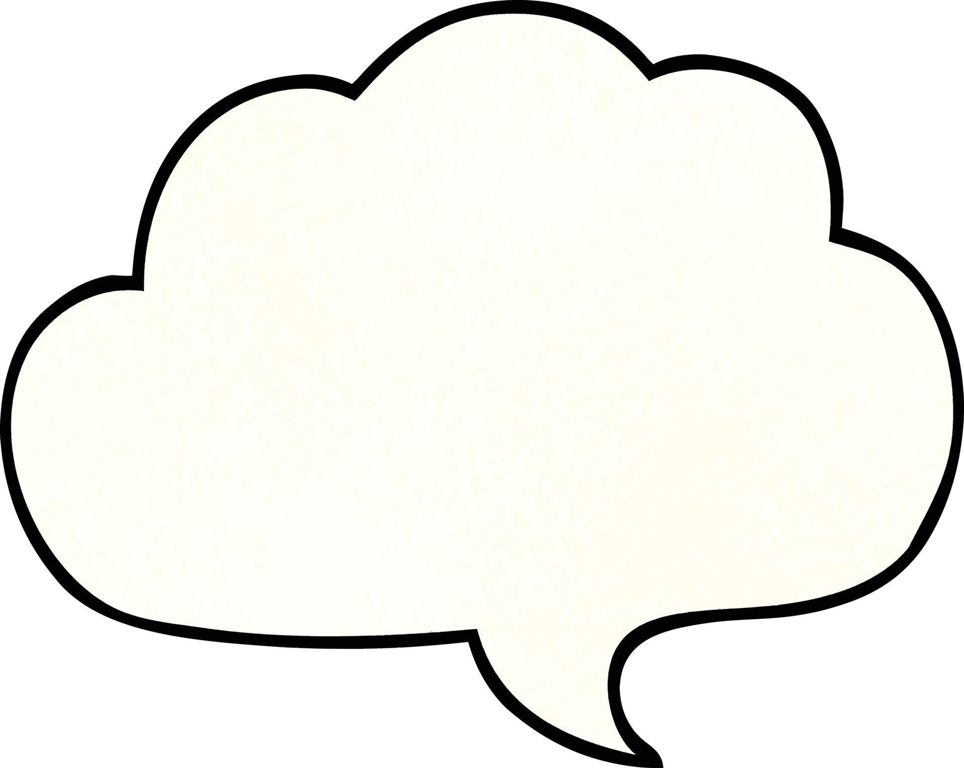 Cartoon blank speech bubble 13550807 Vector Art at Vecteezy