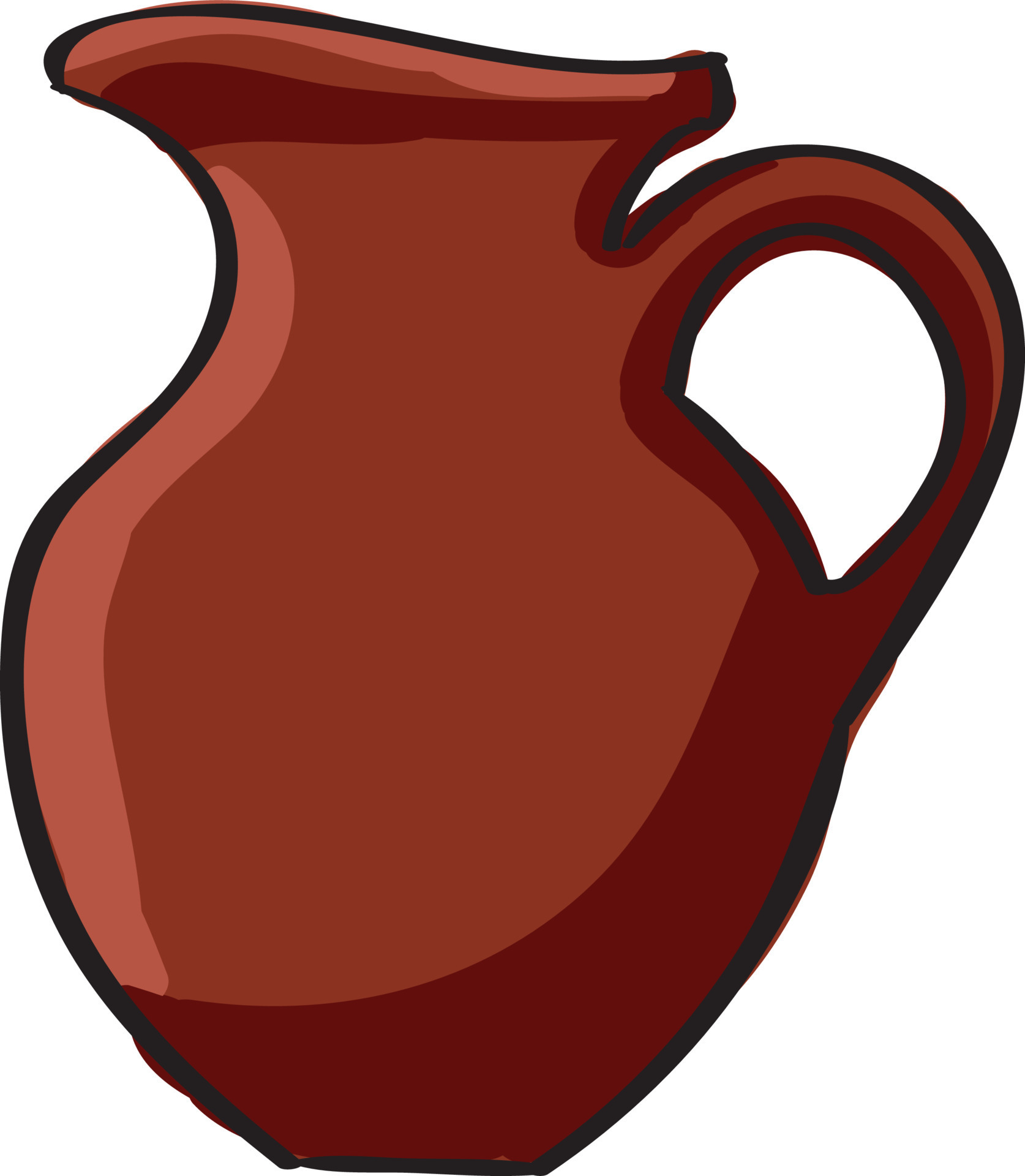 Jarrón Grande Ilustración Vector Sobre Fondo Blanco 13553242 Vector En Vecteezy