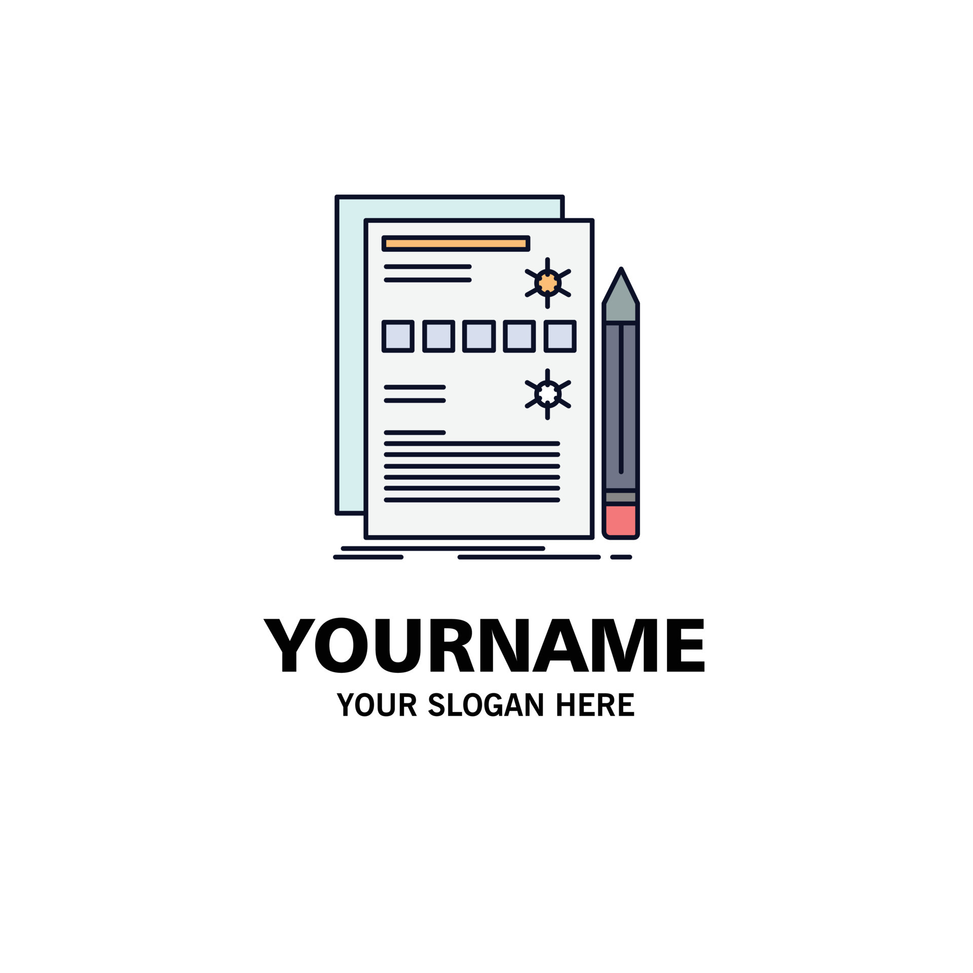 Component Data Design Hardware System Flat Color Icon Vector 13558363
