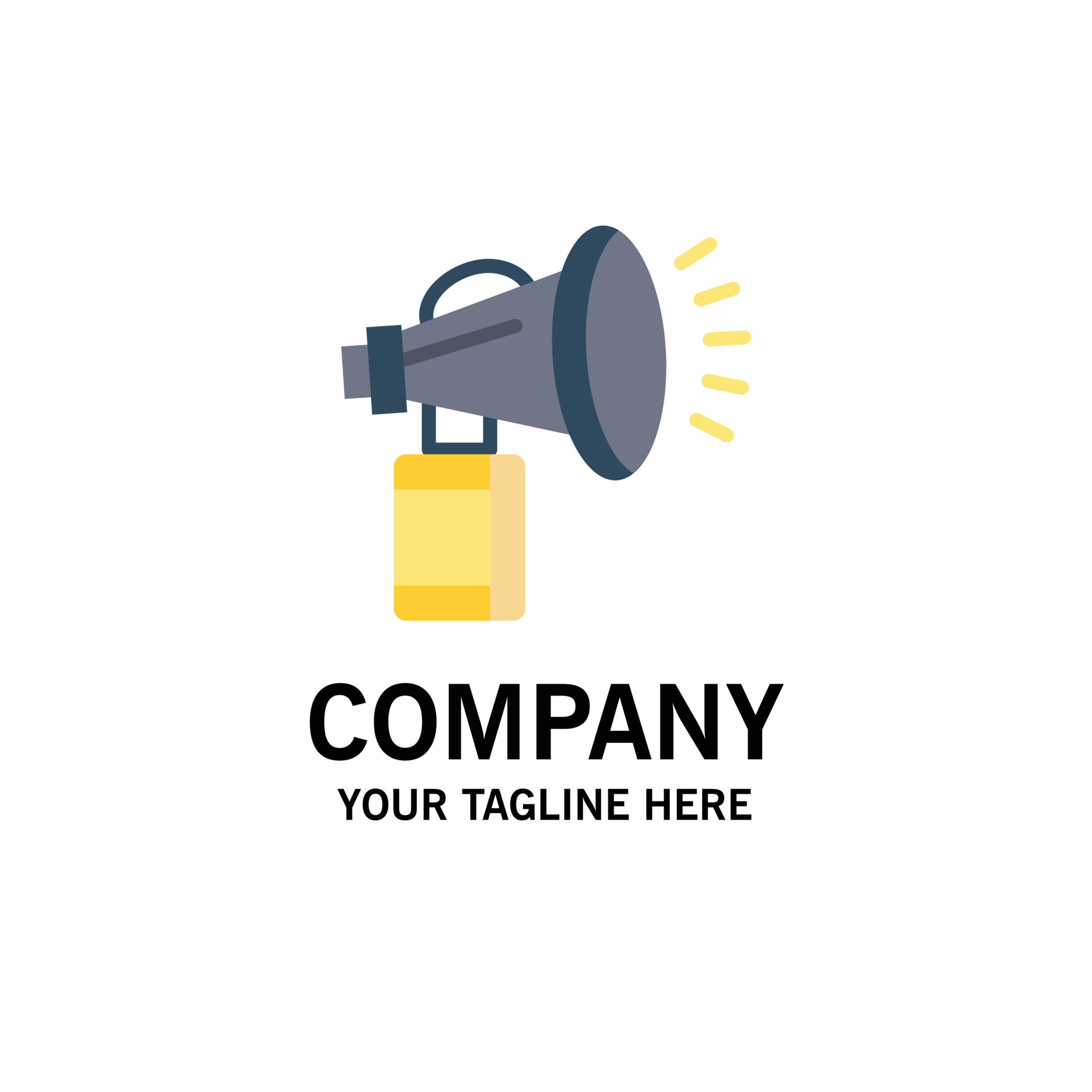 Air Attribute Can Fan Horn Business Logo Template Flat Color 13558635 ... Air Attribute Can Fan Horn Business Logo Template Flat Color 13558635 ...