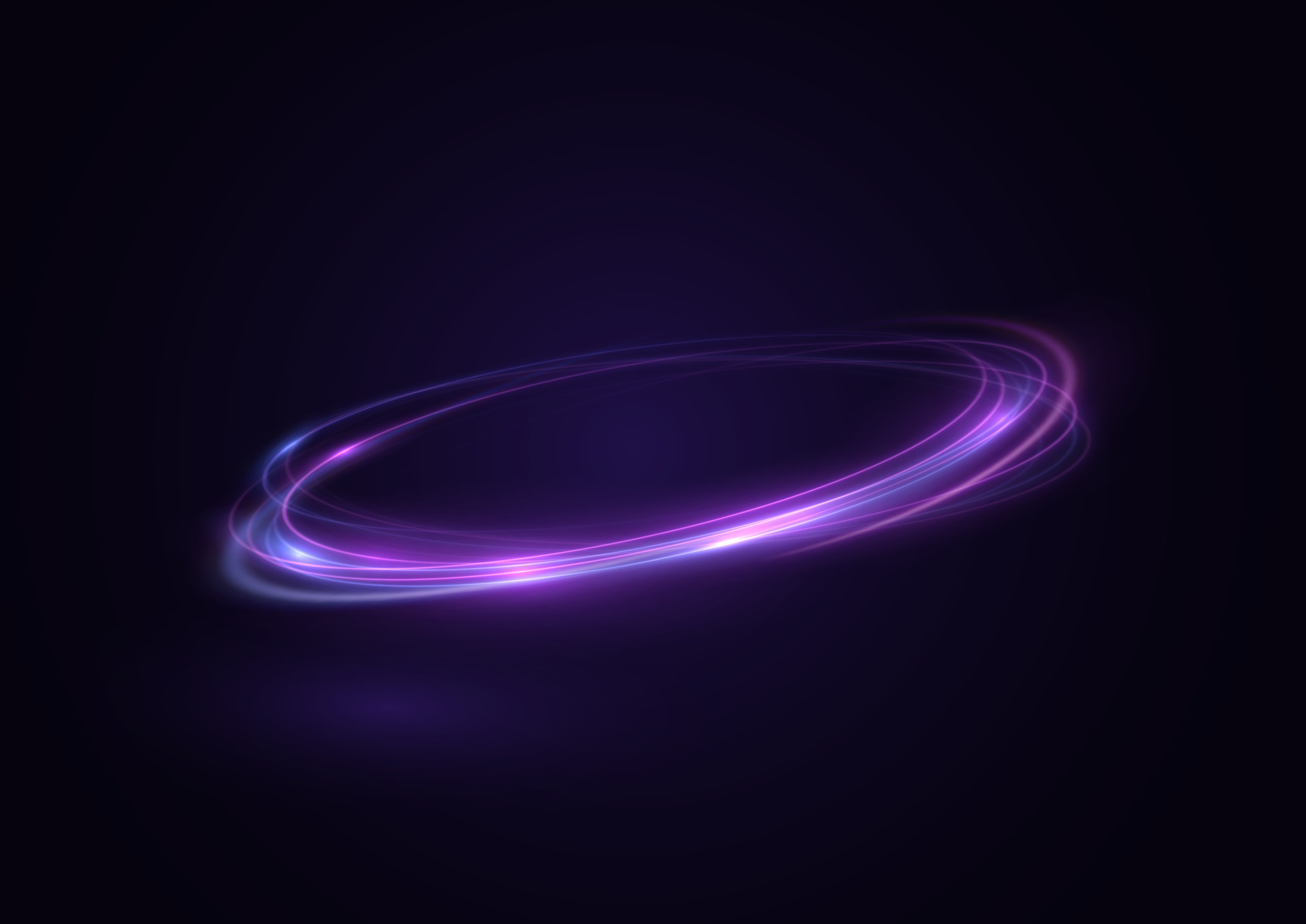 Neon swirl. Curve blue line light effect. Abstract ring background with ... Neon swirl. Curve blue line light effect. Abstract ring background with ...