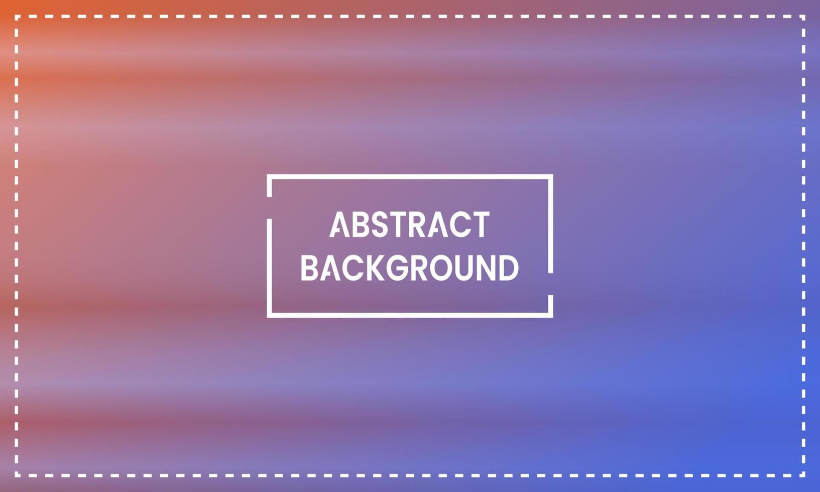 Dark Orange And Blue Gradient Abstract Background With Horizontal Shine And Frame Simple Blur