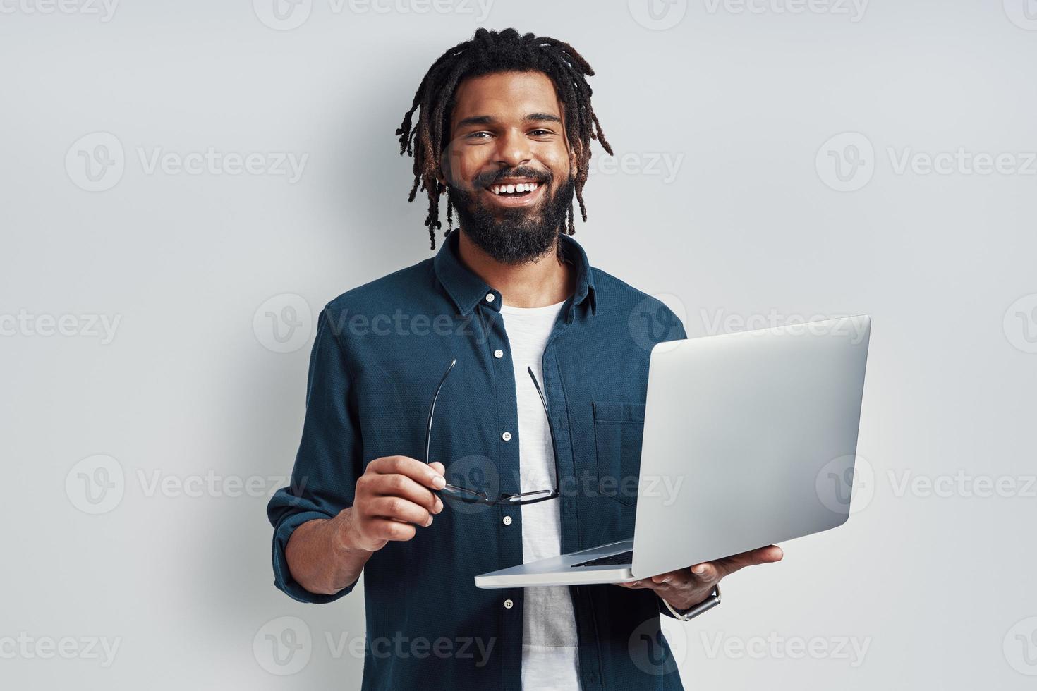 Black Man Computer Stock Photos, Images and Backgrounds for Free Download
