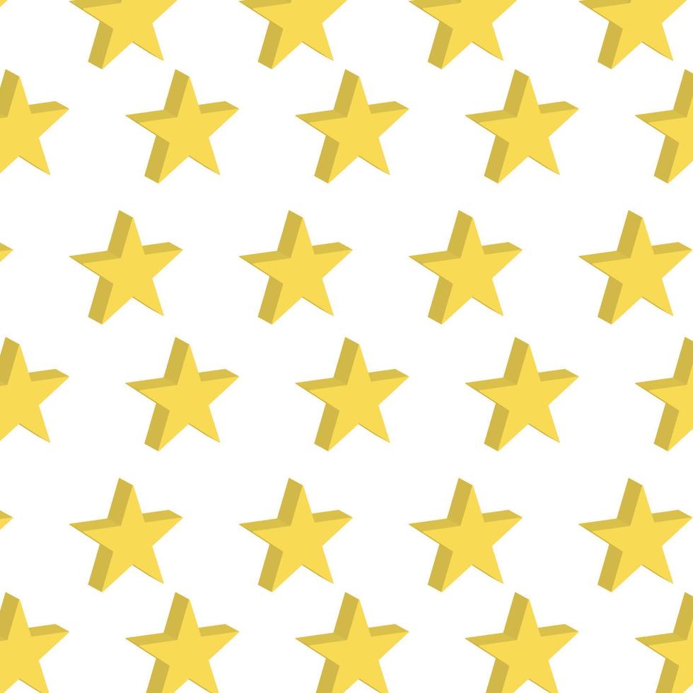 Pattern of 3d stars on a white background 13572103 Vector Art at Vecteezy
