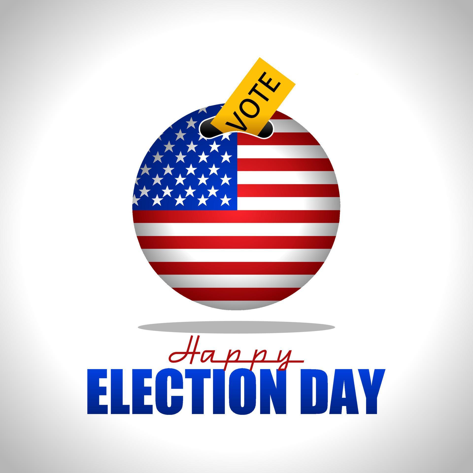 Election day United States of America. Vector illustration. Suitable ...