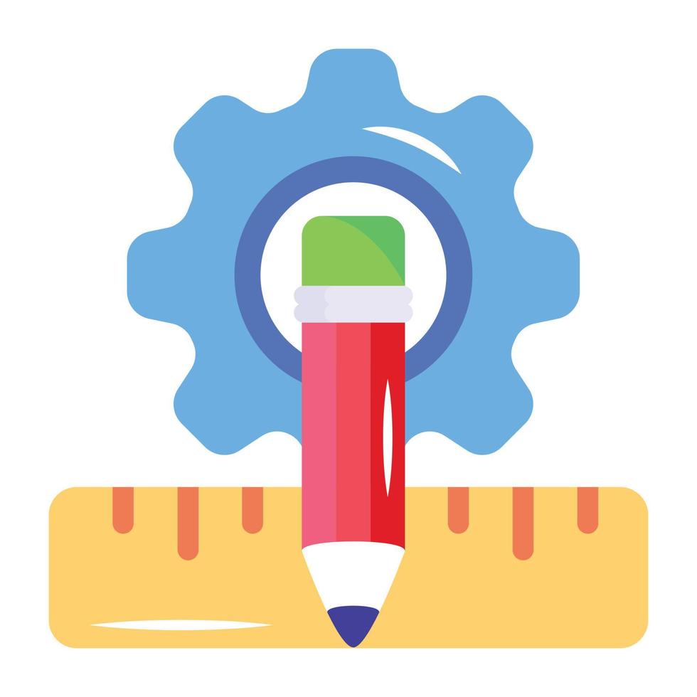 A flat icon of engineering tools 13587556 Vector Art at Vecteezy