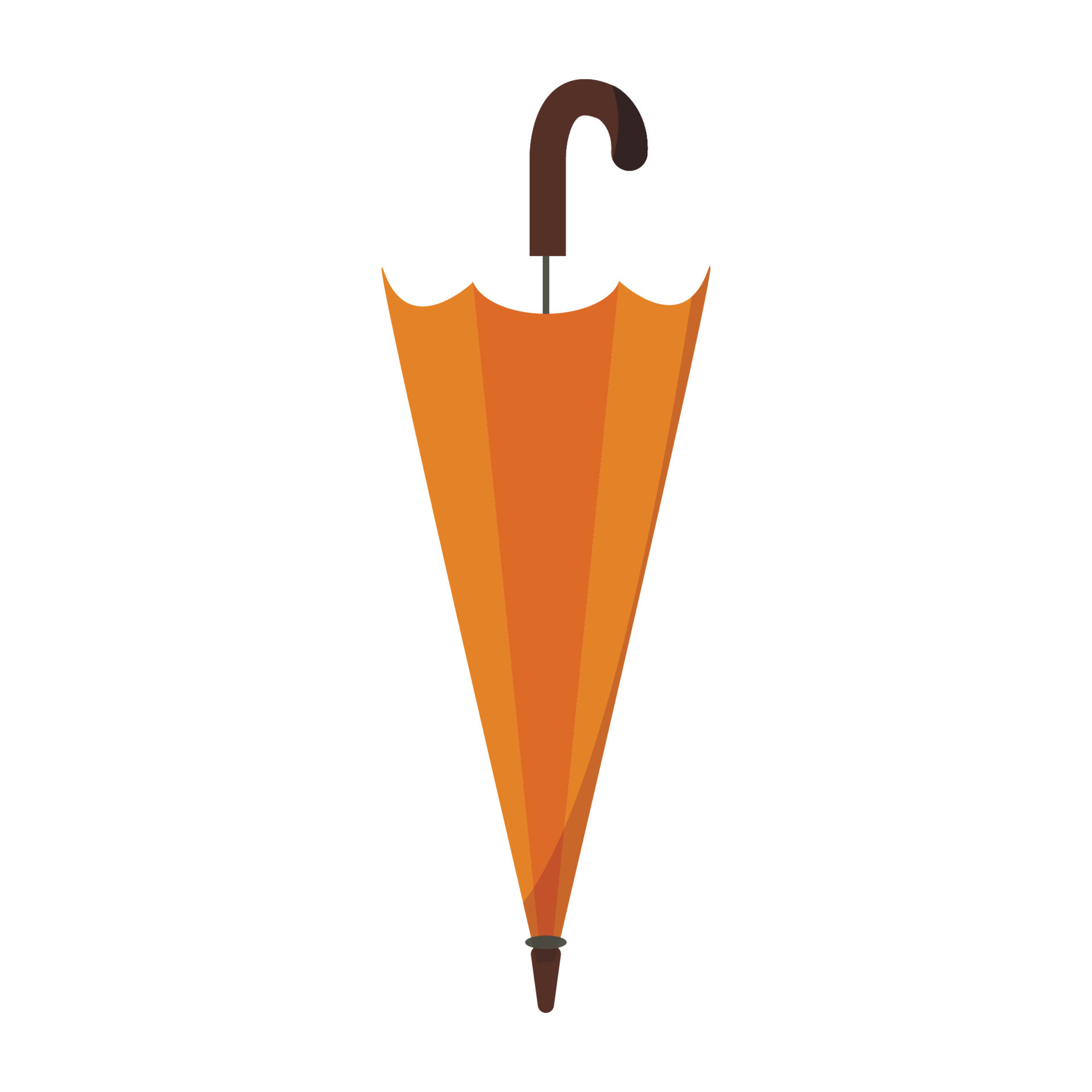 Vector stylized closed, folded umbrella icon Flat design 13587961 ... Vector stylized closed, folded umbrella icon Flat design 13587961 ...