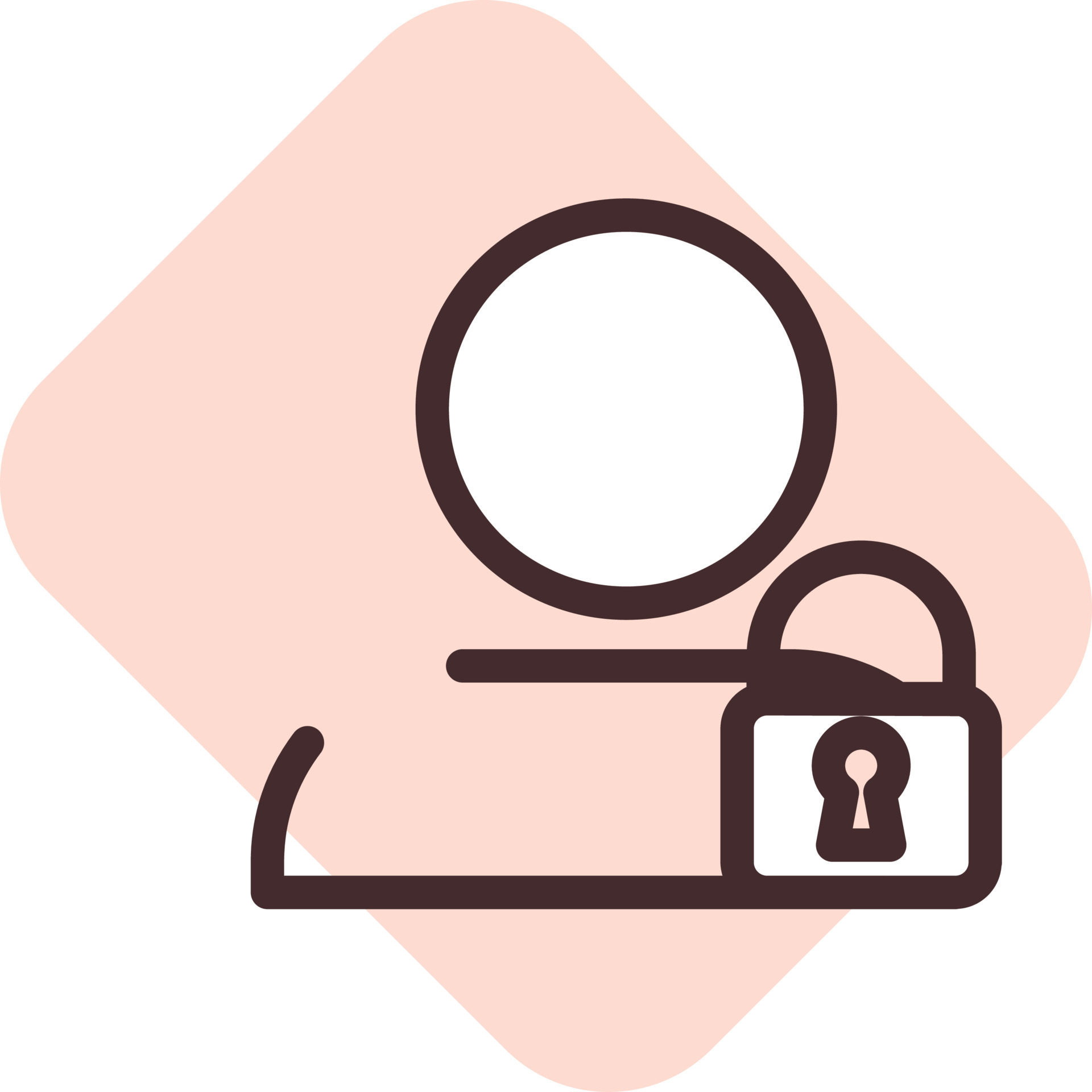 Social Media Private Illustration Vector On A White Background