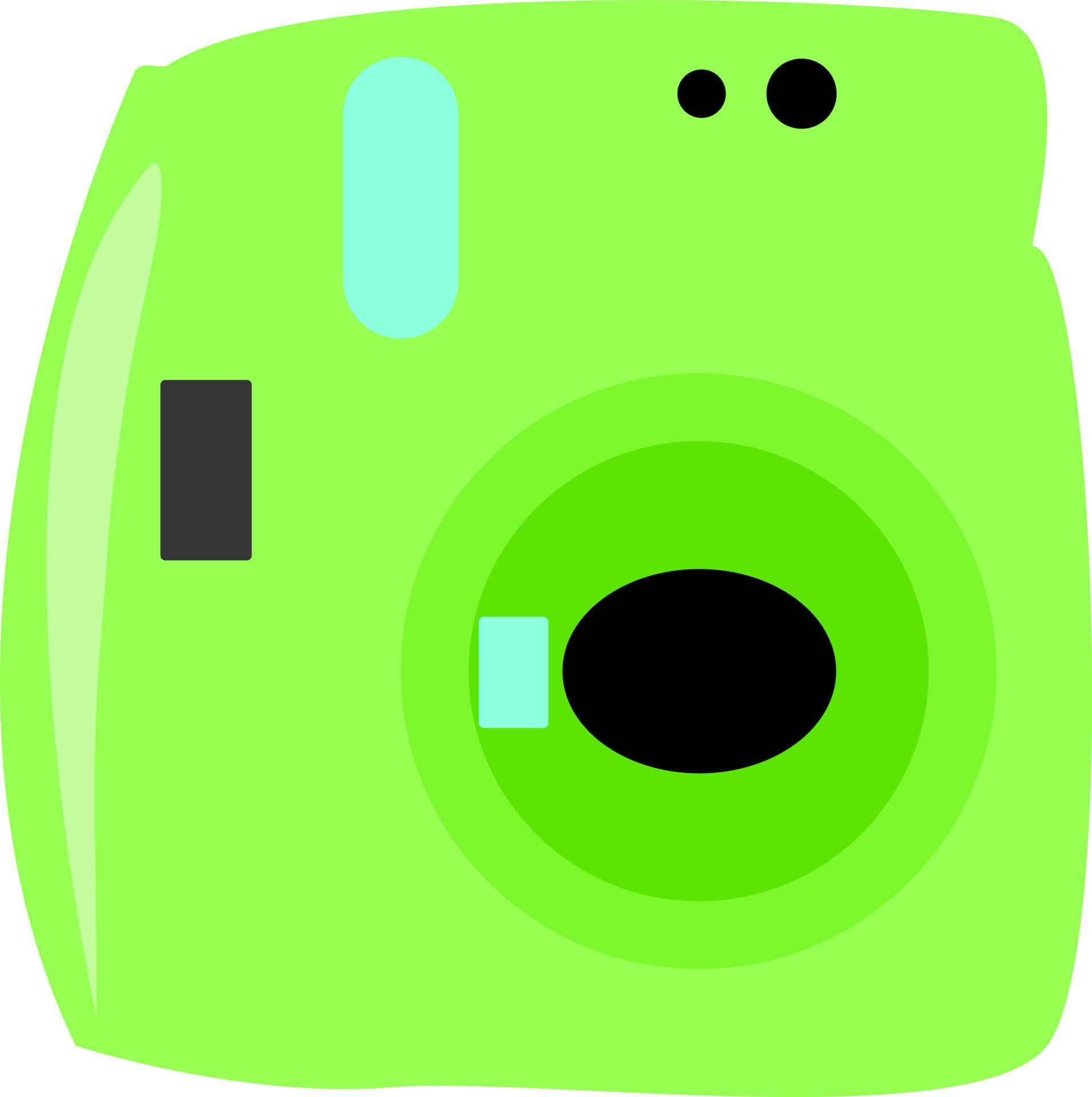 Green camera, illustration, vector on white background. 13592691 Vector ...