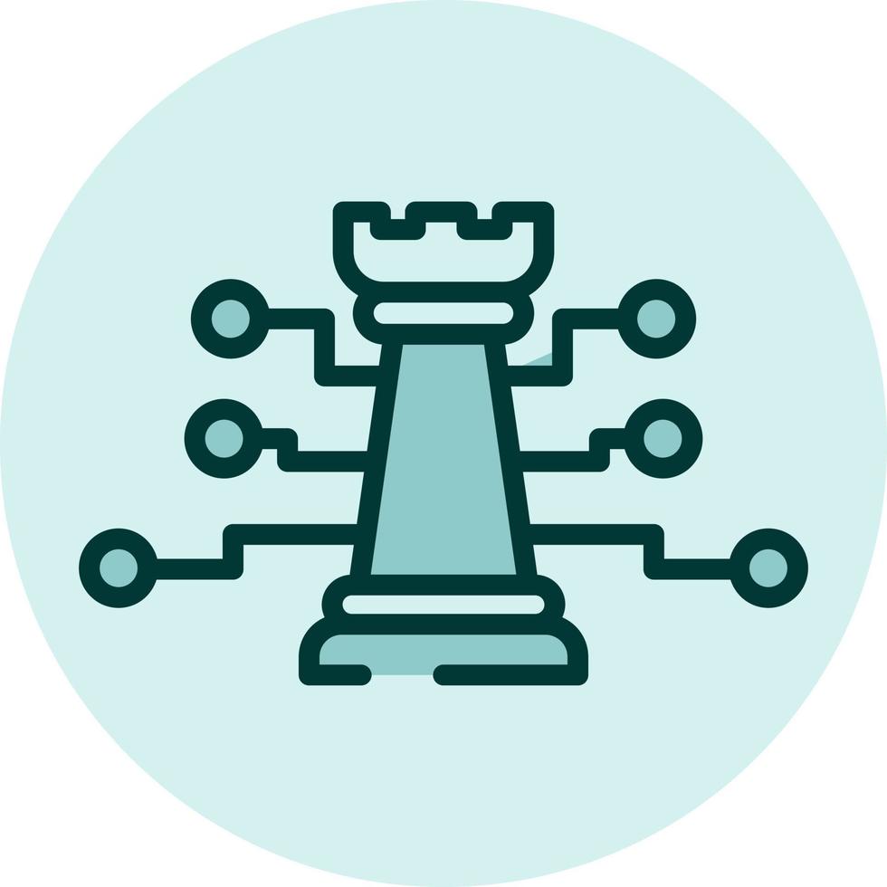 Marketing strategy, illustration, vector on a white background ...