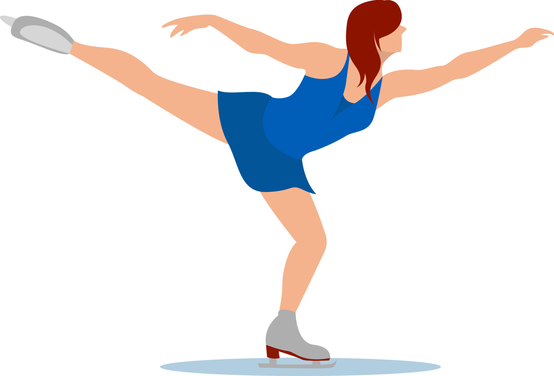 Figure Skater Clipart