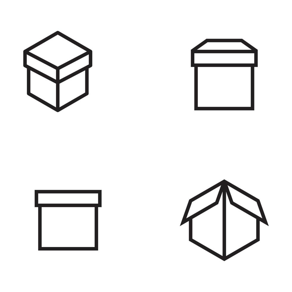 Box vector illustration icon 13614952 Vector Art at Vecteezy