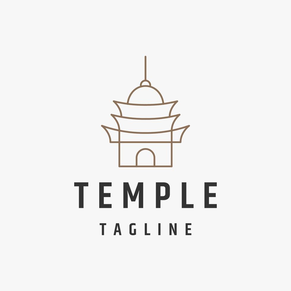 Temple Logo Icon Design Template 13622393 Vector Art At Vecteezy