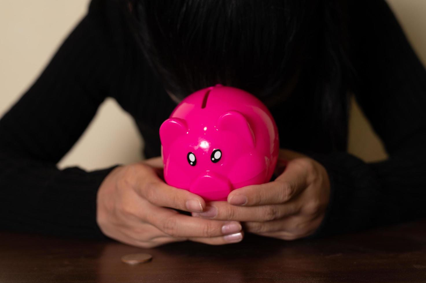 Asianwoman happy saving money concept. 13624218 Stock Photo at Vecteezy