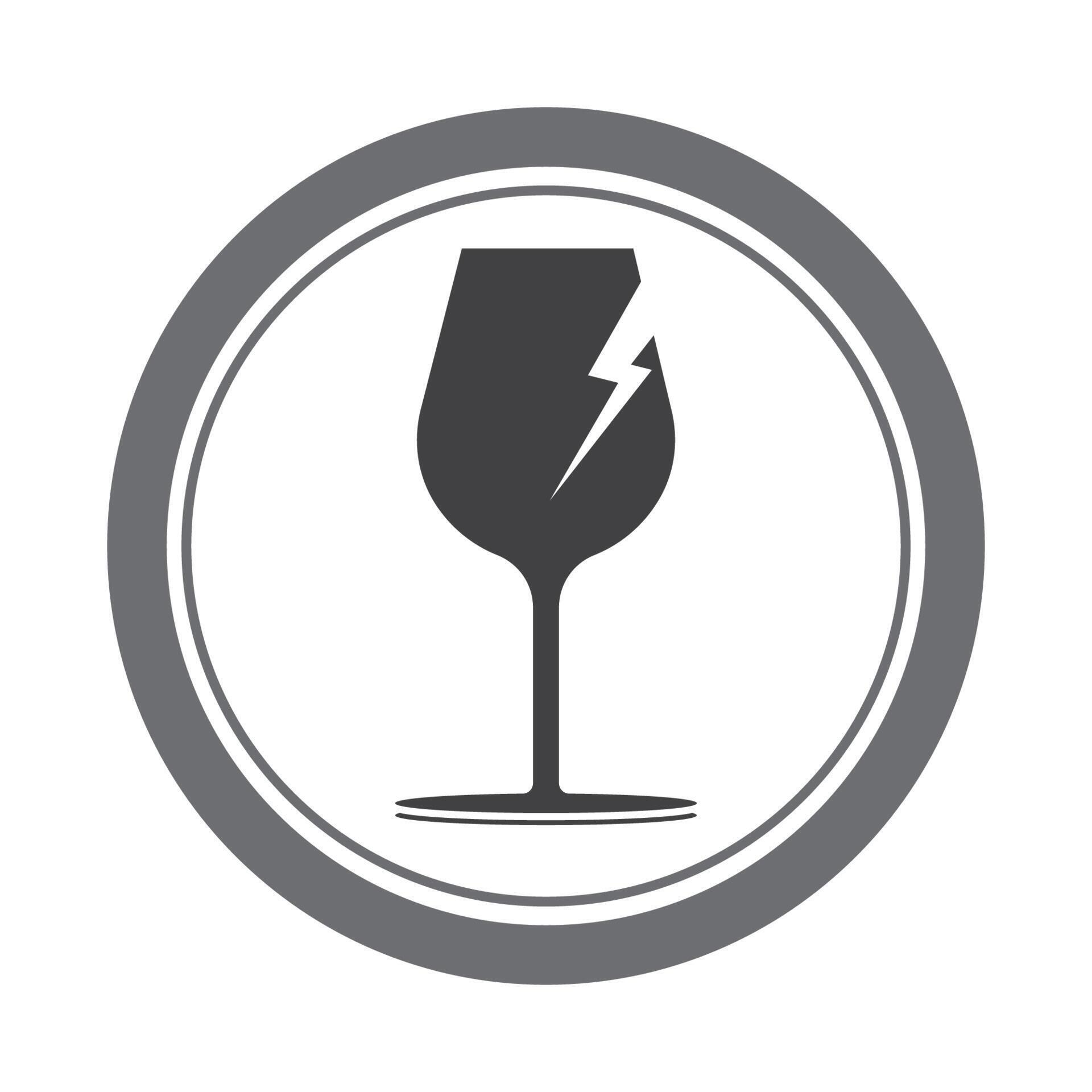 Fragile Glass Logo 13632392 Vector Art At Vecteezy