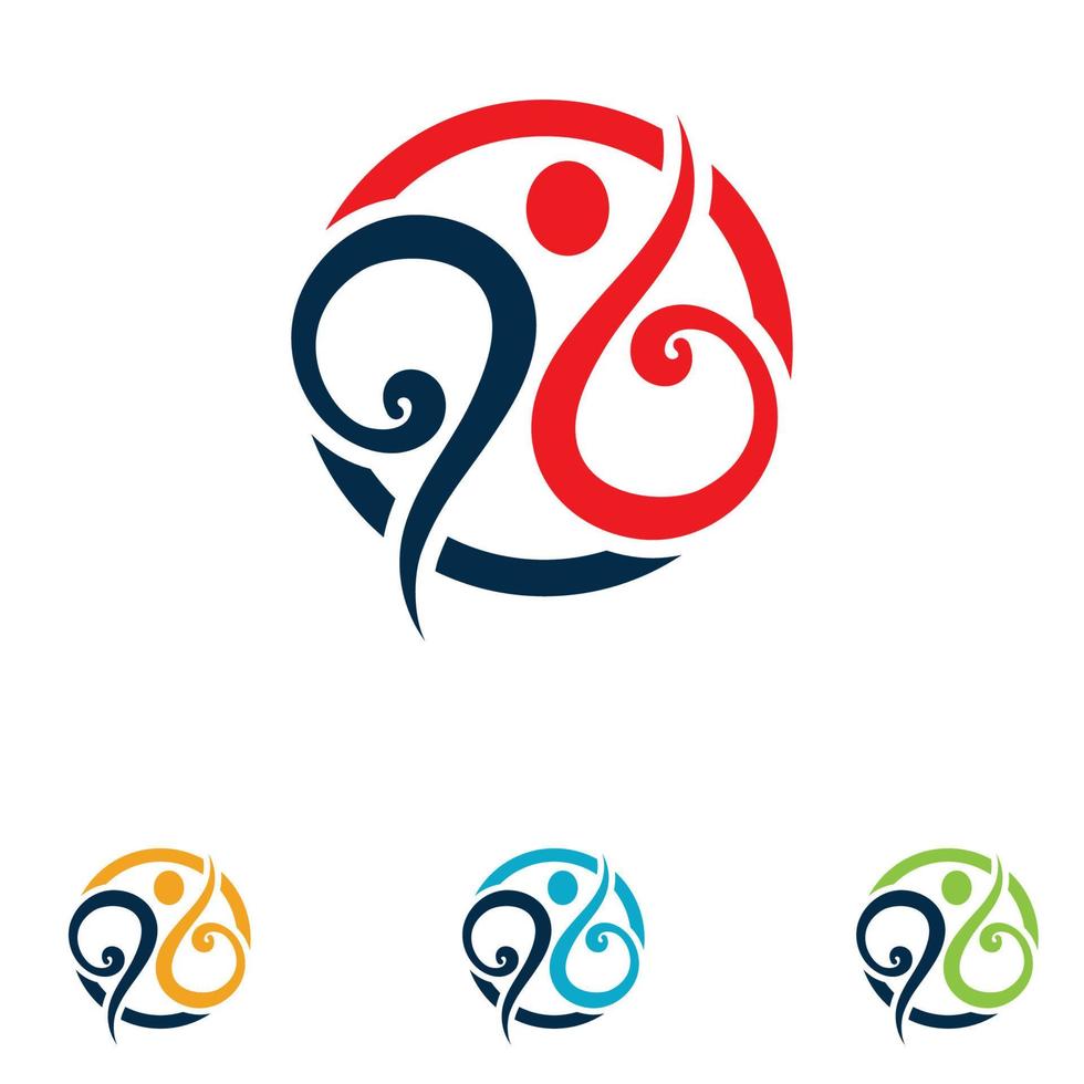 Human character logo sign 13634313 Vector Art at Vecteezy