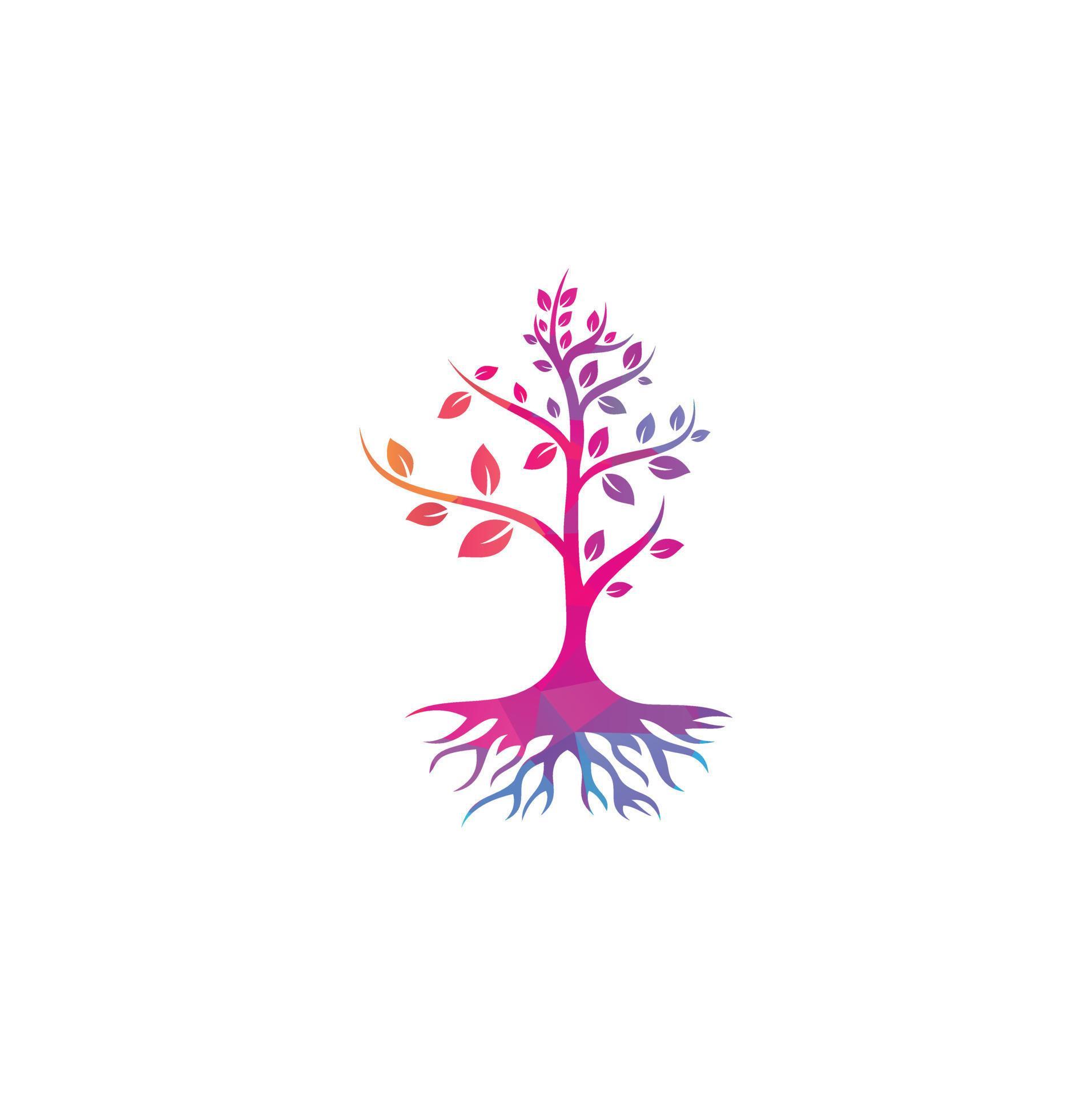 Tree Roots Vector Logo Design Vector Tree With Roots Logo Element 13635100 Vector Art At Vecteezy