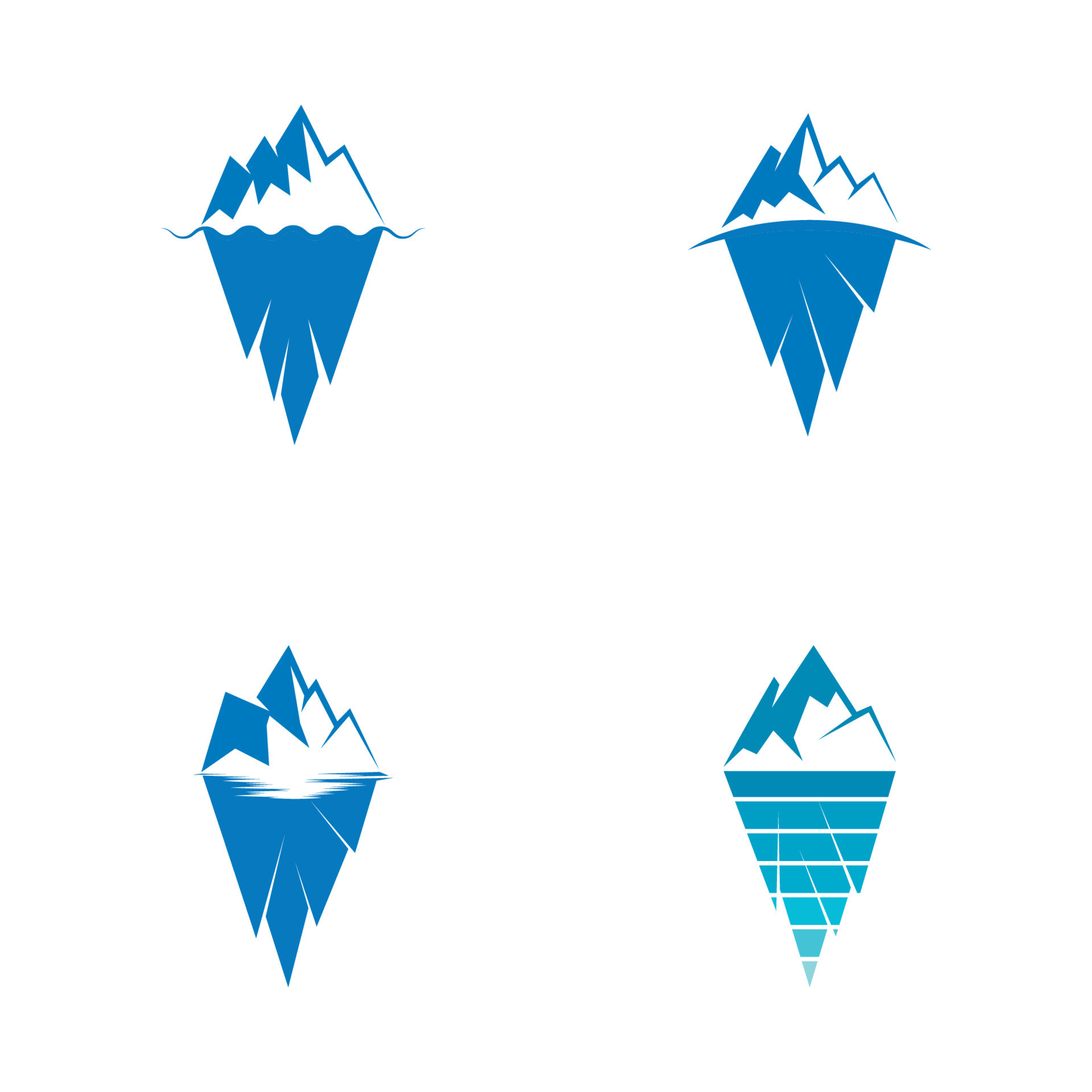 Iceberg vector illustration 13637398 Vector Art at Vecteezy