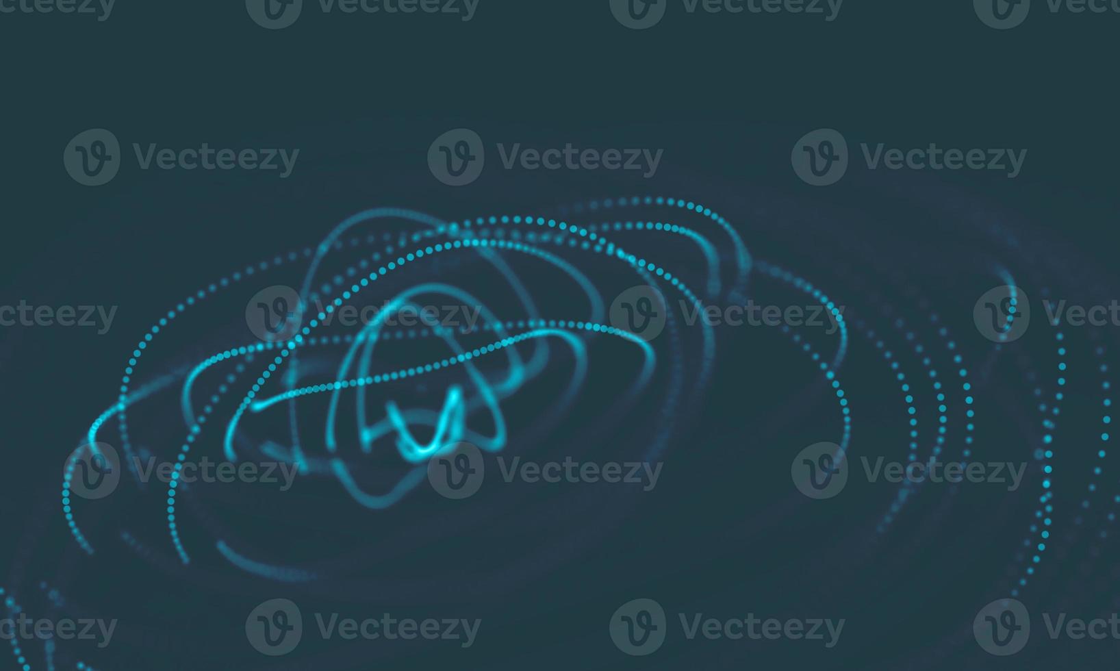 Abstract Music background. Big Data Particle Flow Visualisation. Science infographic futuristic ...