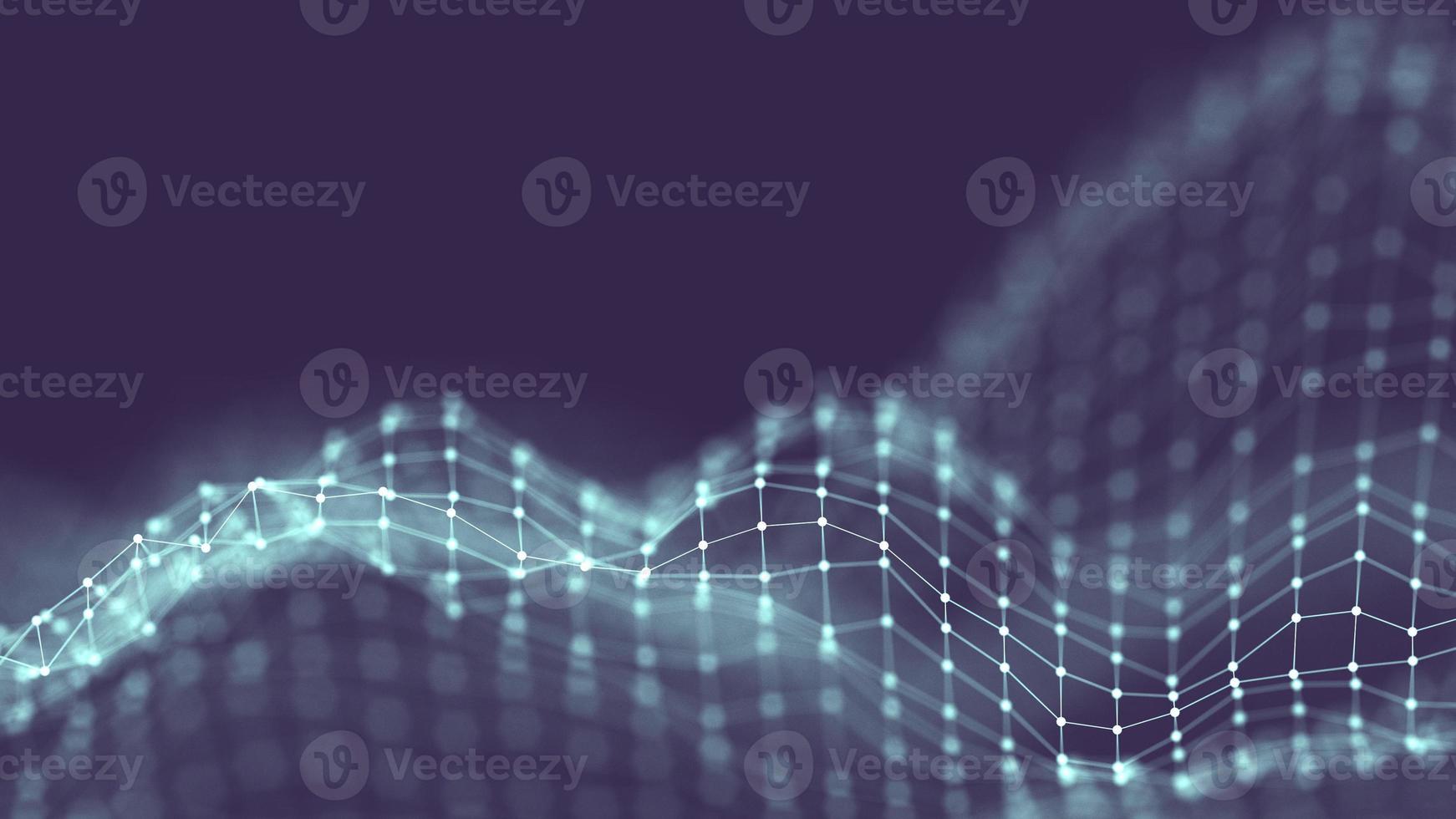 Data Technology Abstract Futuristic Illustration Low Poly Shape With
