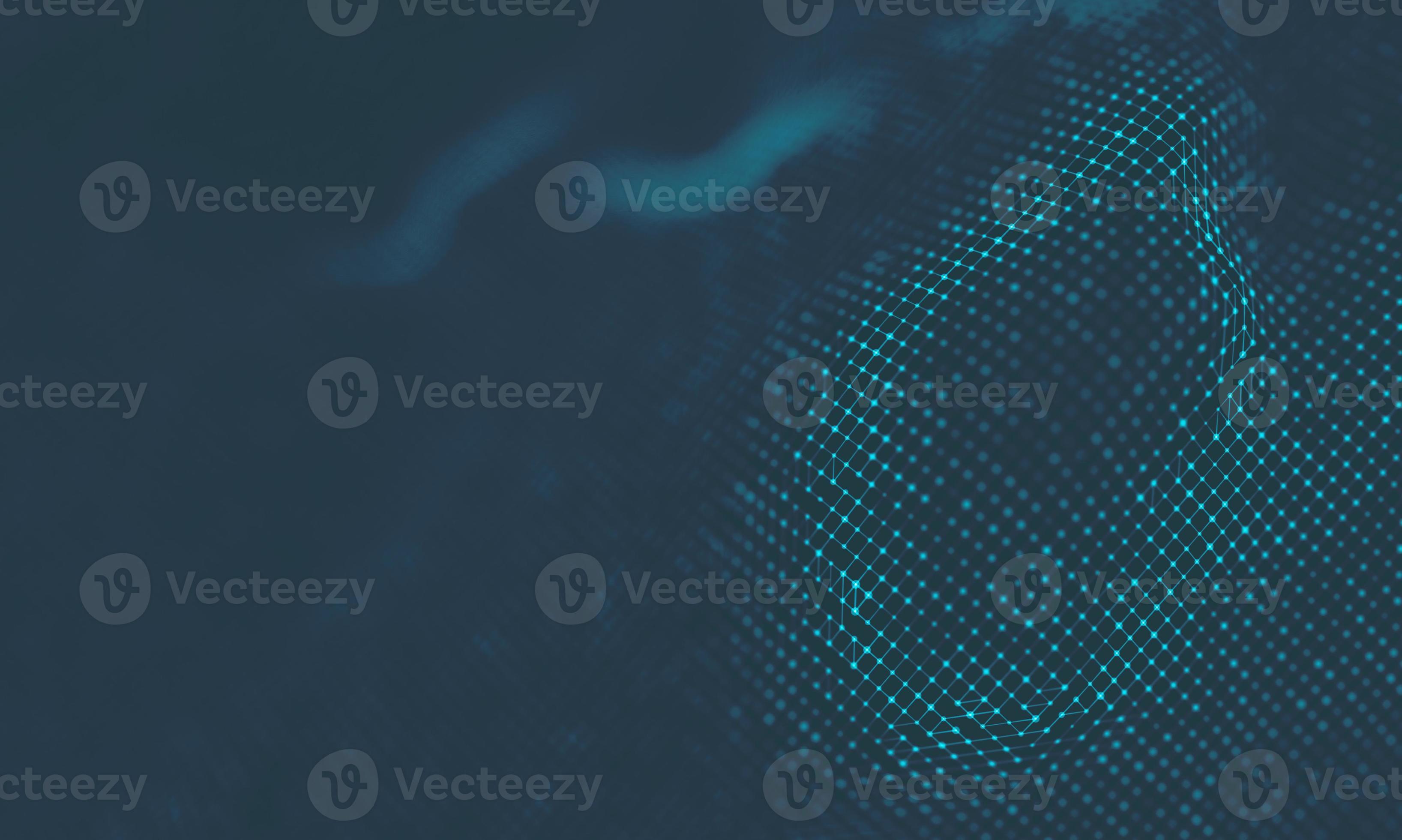 Abstract Music Background Big Data Particle Flow Visualisation