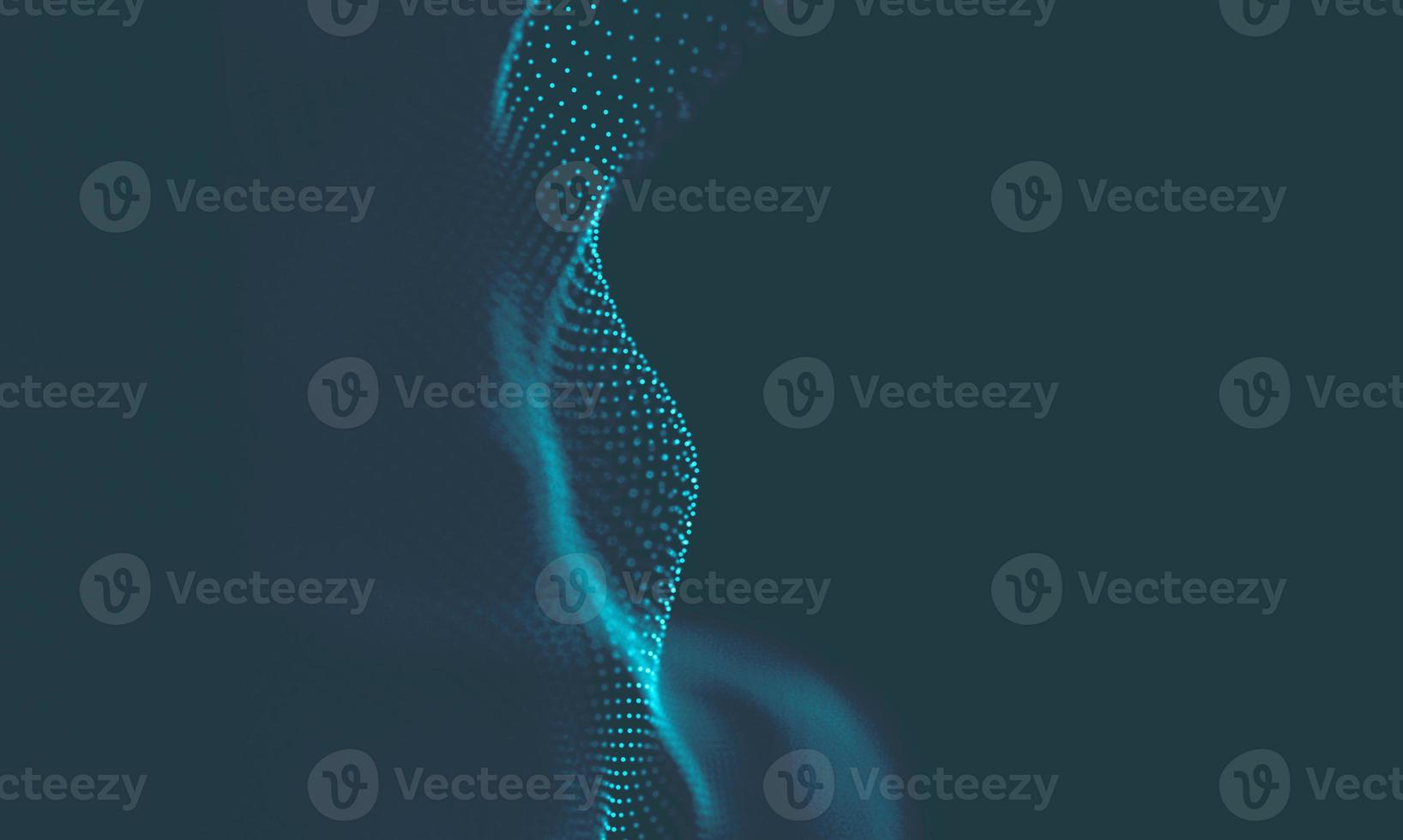 Abstract Music Background Big Data Particle Flow Visualisation