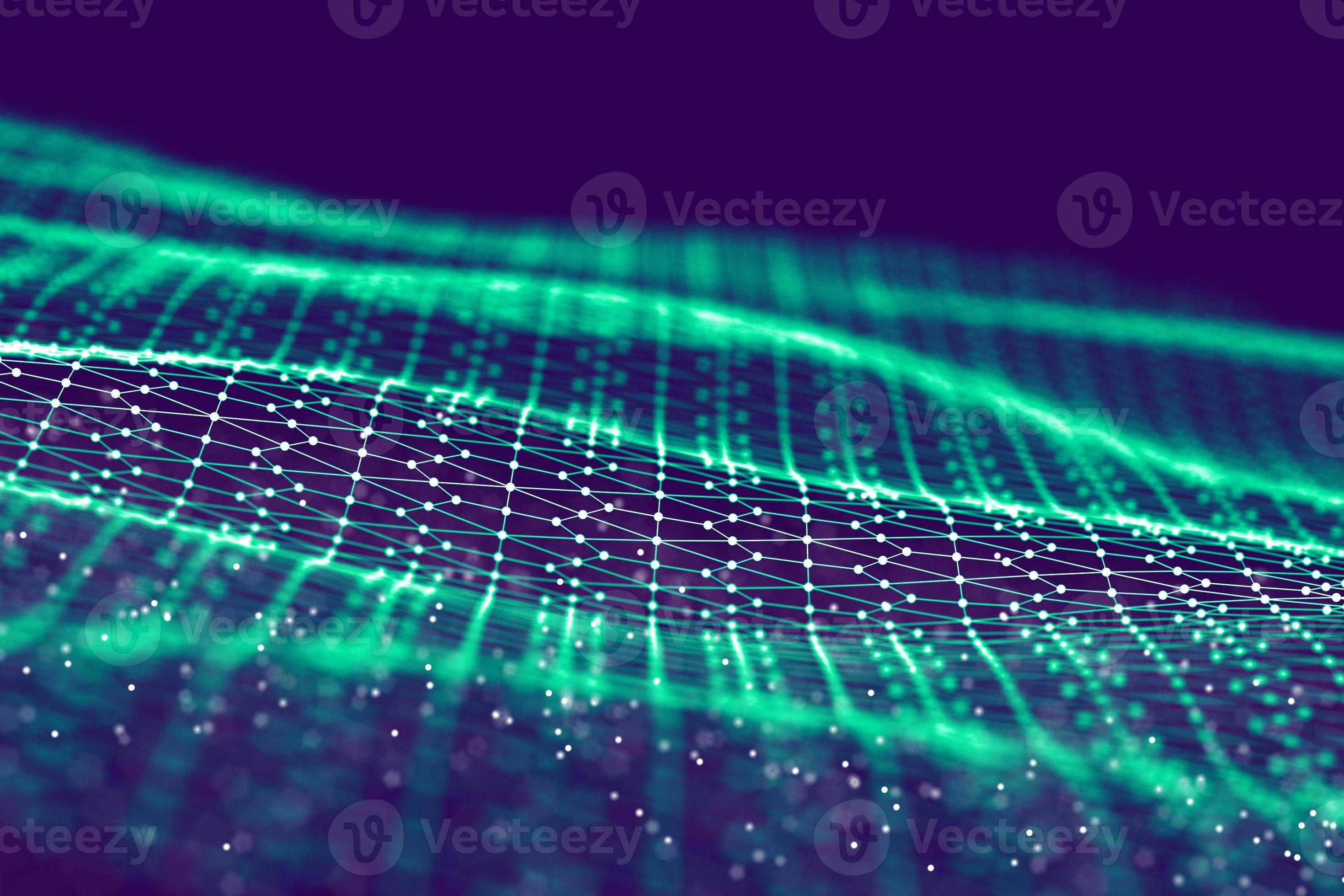 Big data visualization. Background 3d .Big data connection background ...