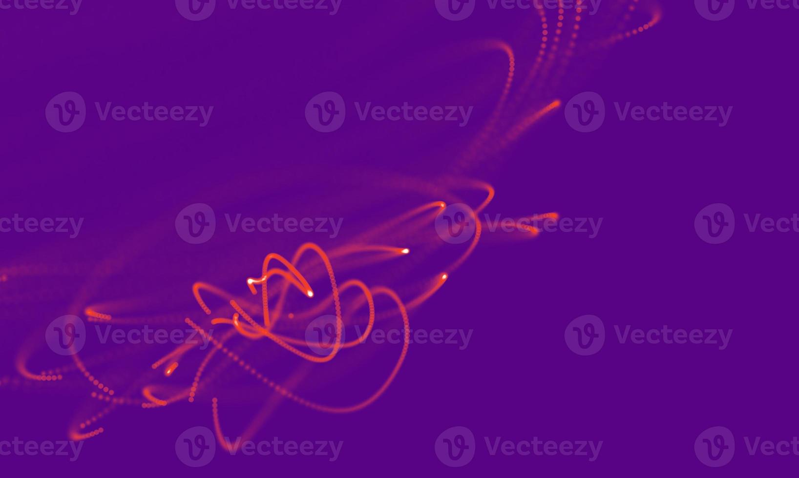 Abstract Purple Geometrical Background Connection Structure Science