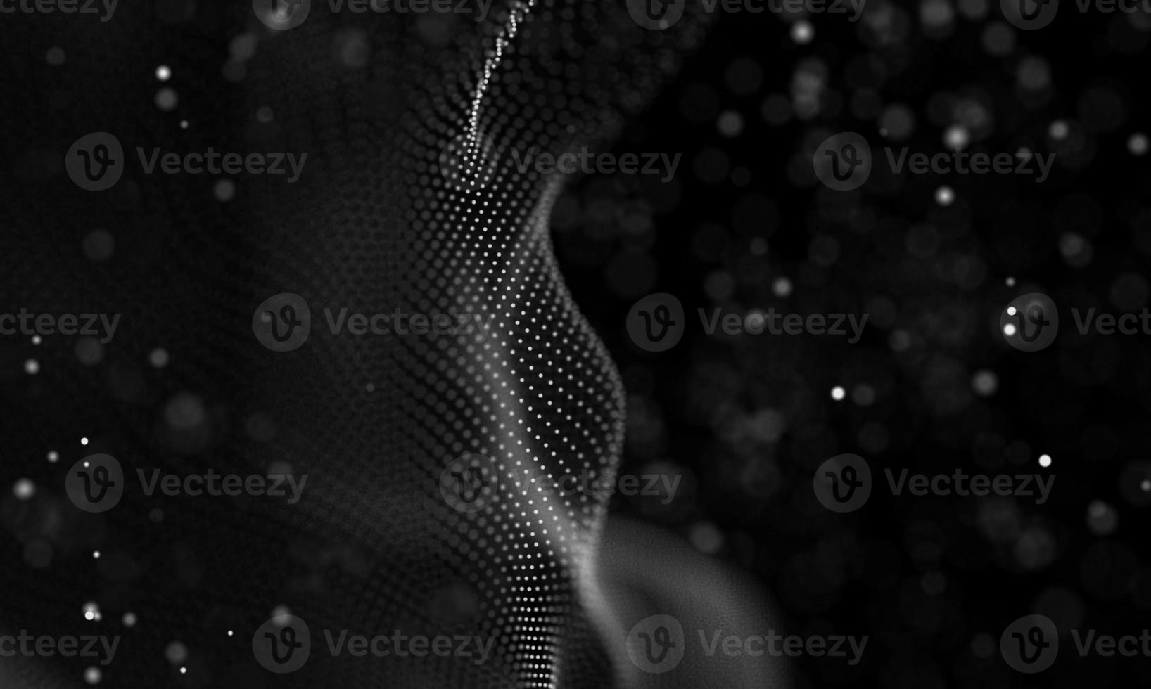Data Technology Abstract Futuristic Illustration Low Poly Shape With