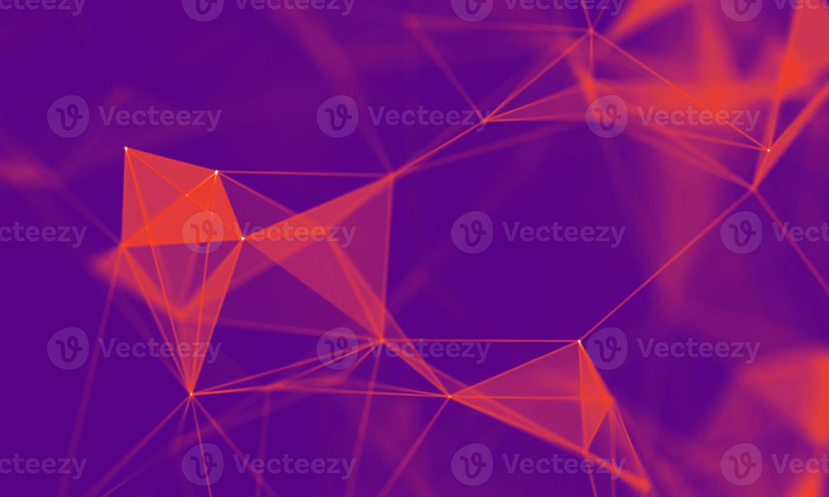 Abstract Purple Geometrical Background Connection Structure Science