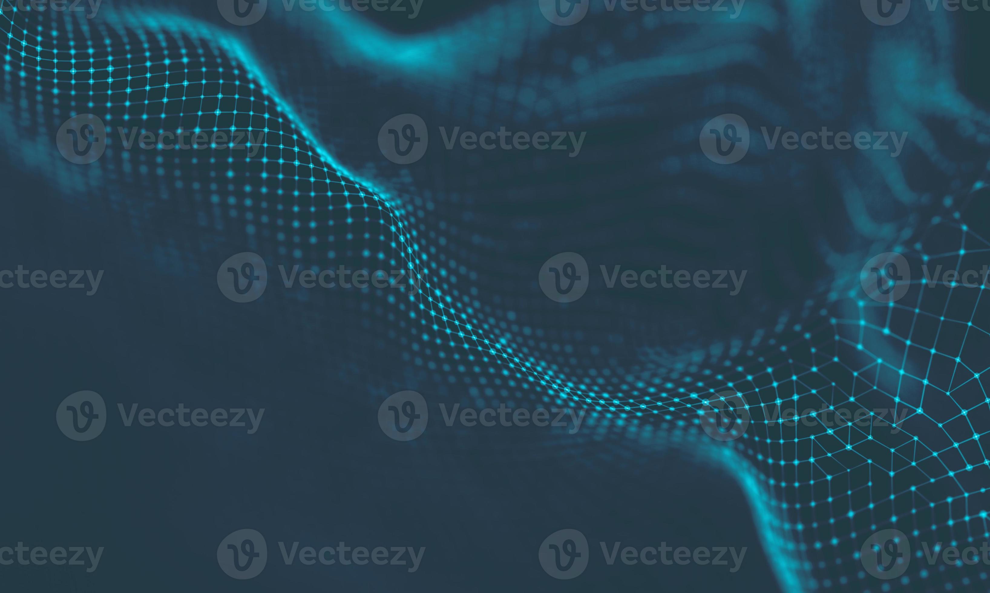 Abstract Music Background Big Data Particle Flow Visualisation